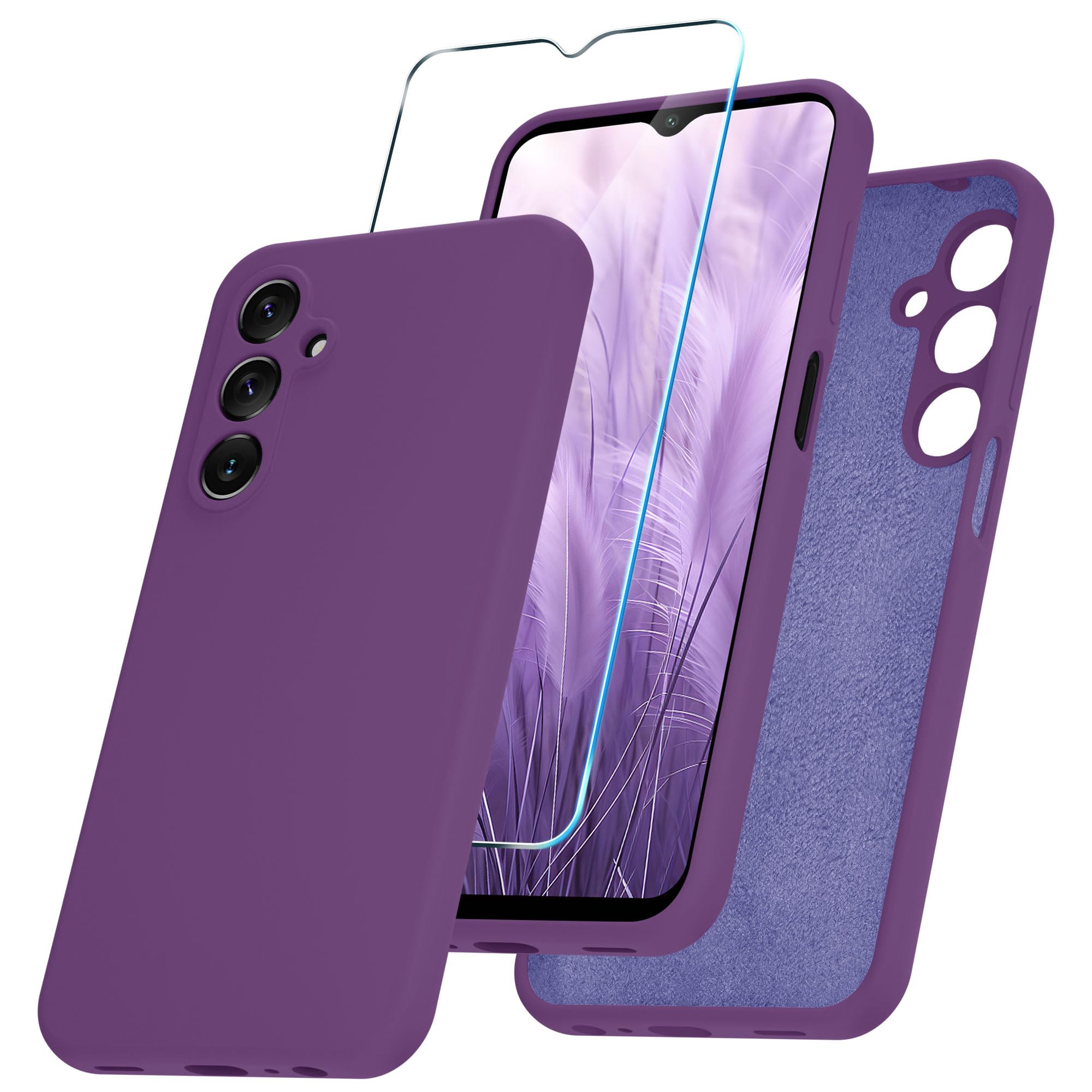 Amazon.com: YENAPOON for Samsung Galaxy A15 5G Case, Silicone Phone ...