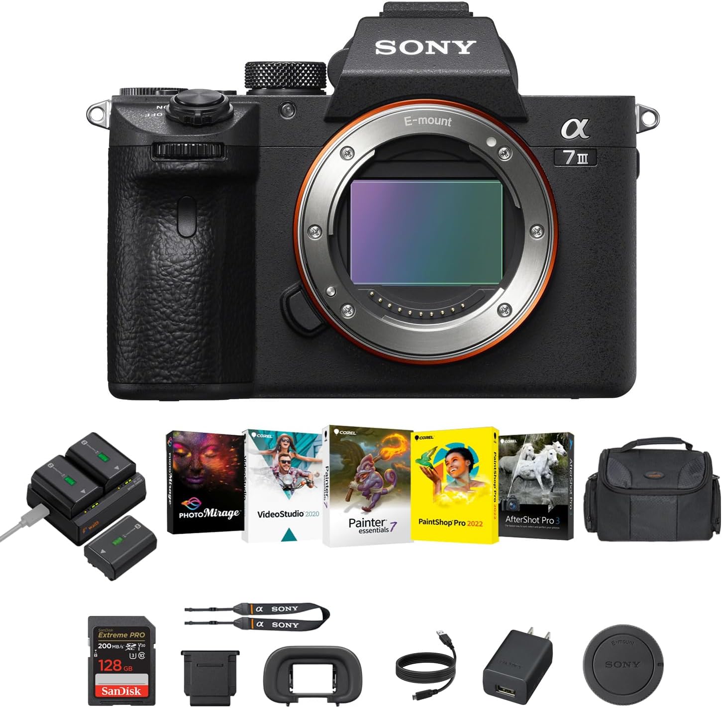 Amazon.com : Sony a7 III Mirrorless Camera (Black) - 24MP Full-Frame ...