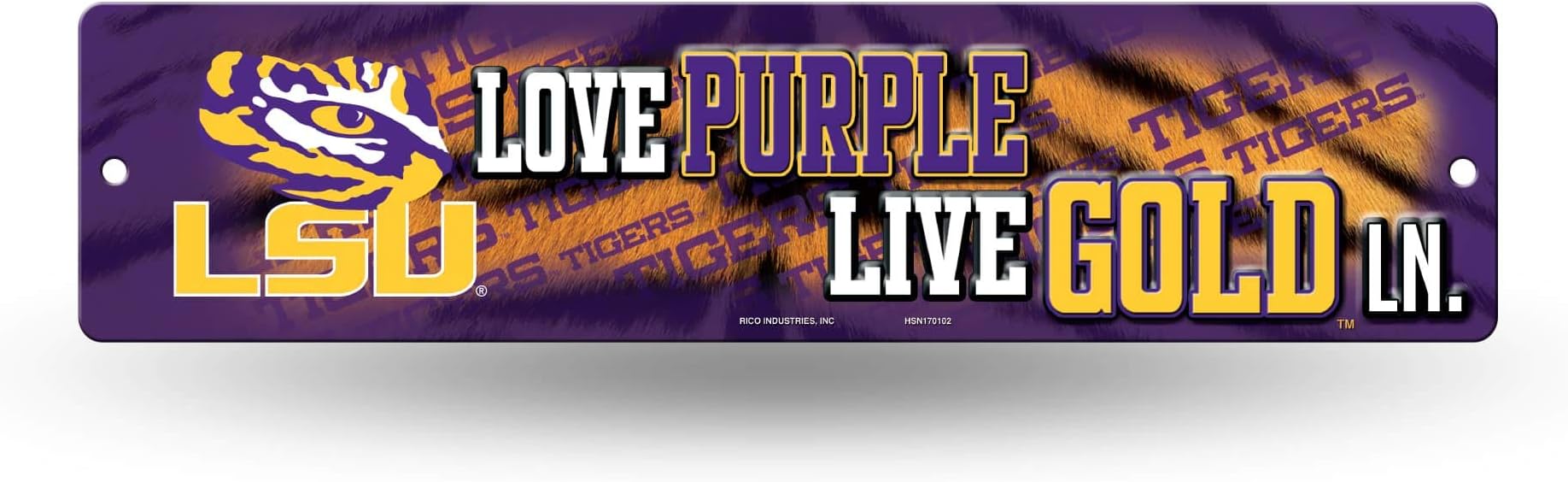 Amazon.com : Death Valley - LSU Tigers Shield Sign : Patio, Lawn & Garden