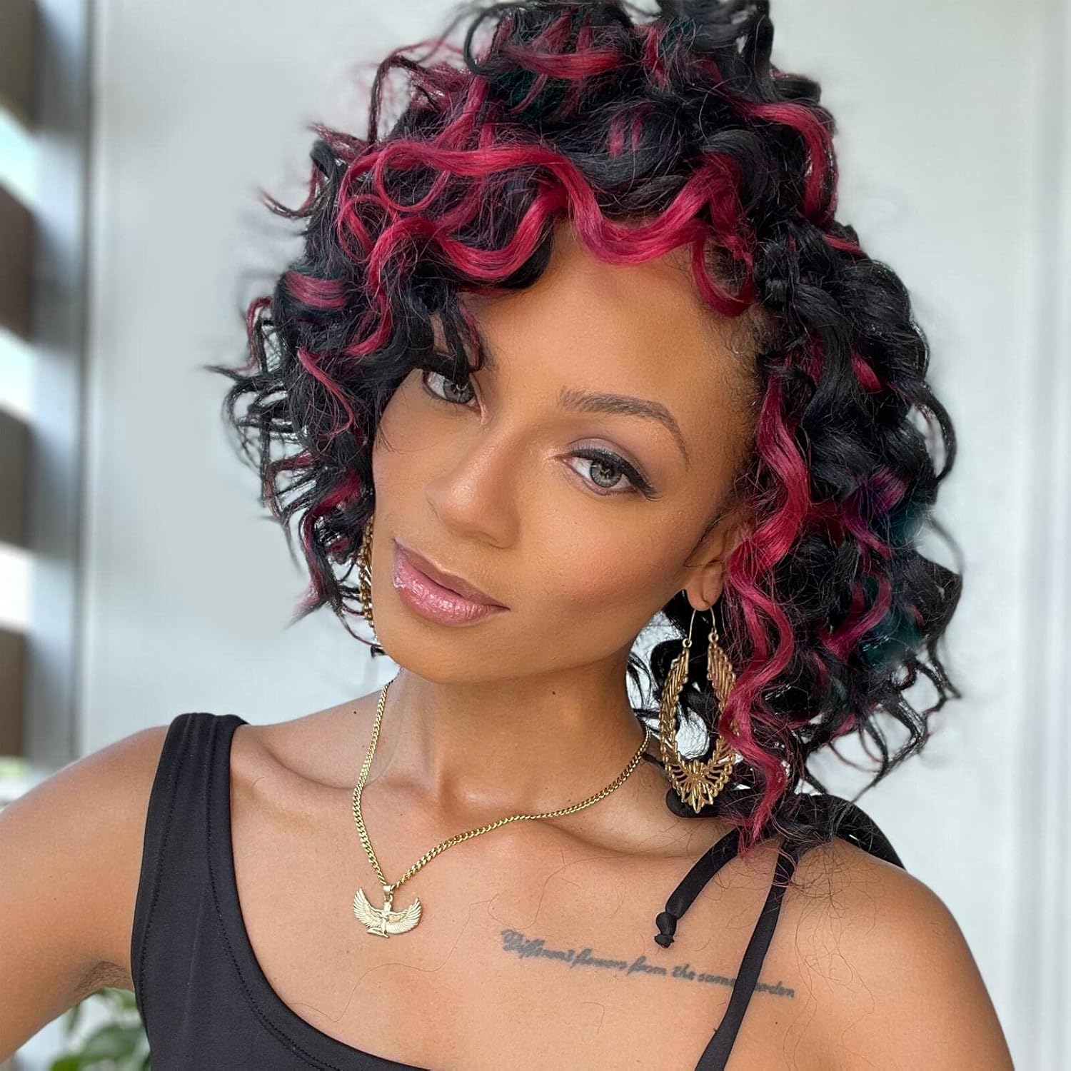 Amazon.com: Toyotress Ocean Wave Crochet Hair - 16 Inch 8 Packs Black ...