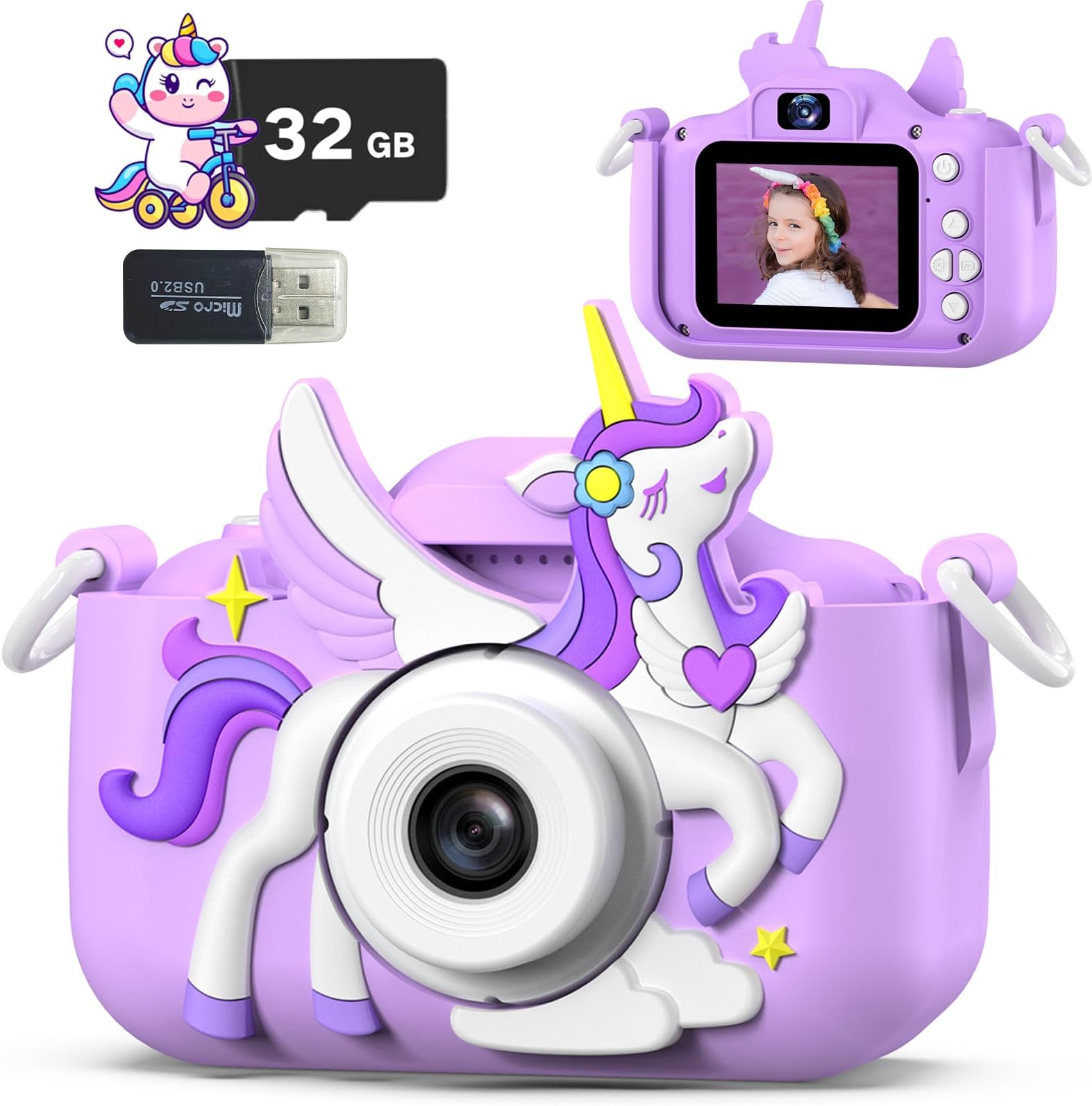 Amazon.com: Teslahero Kids Camera Toys,Children Digital Video Camera ...