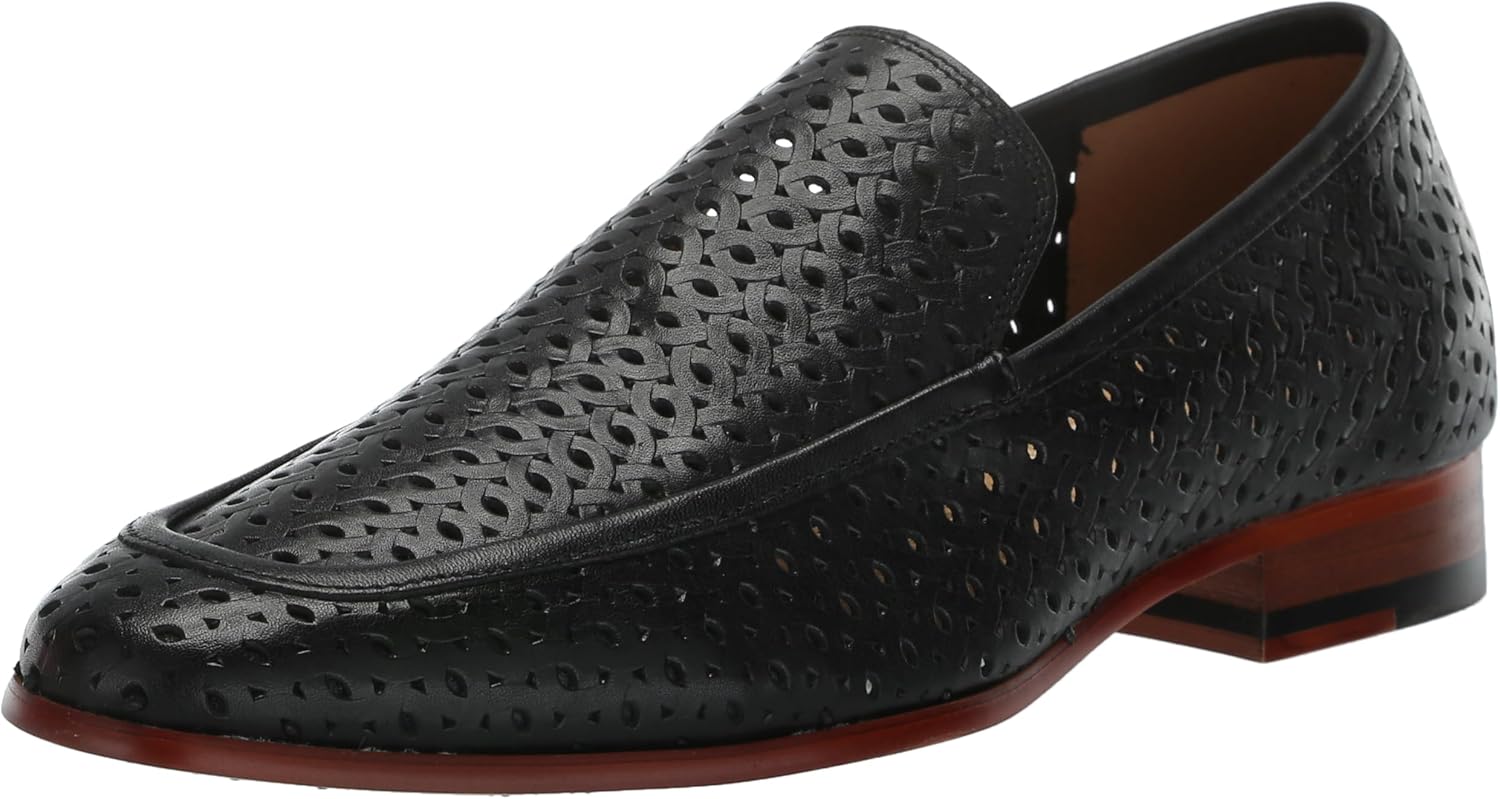 Amazon.com | Stacy Adams Men's Winden Perfed Slip On Loafer,Black,7M ...
