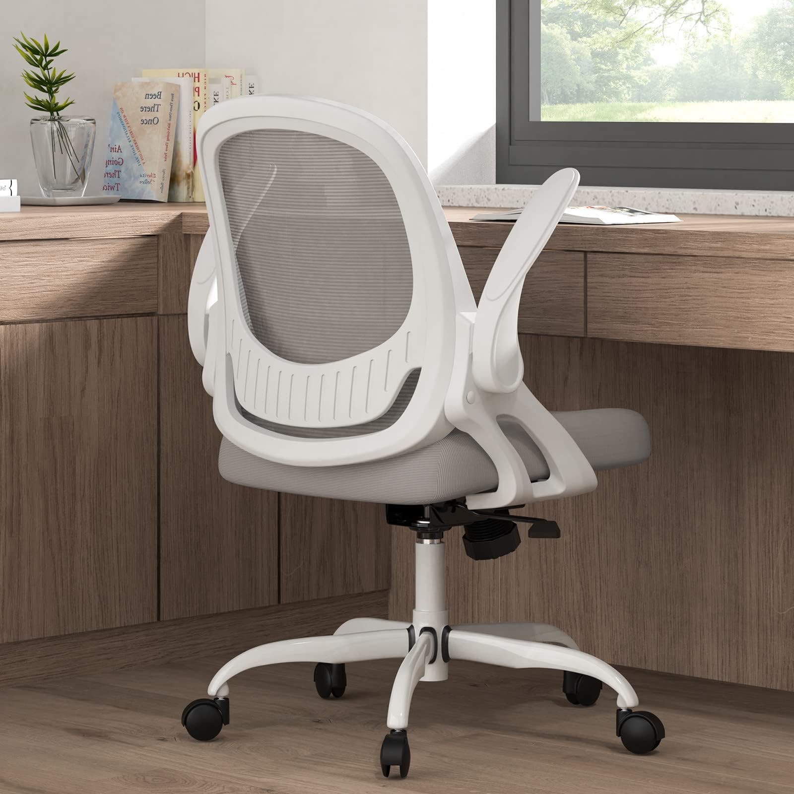 Amazon.com: Office Chair Mid Back Desk Chair Ergonomic Mesh Computer ...
