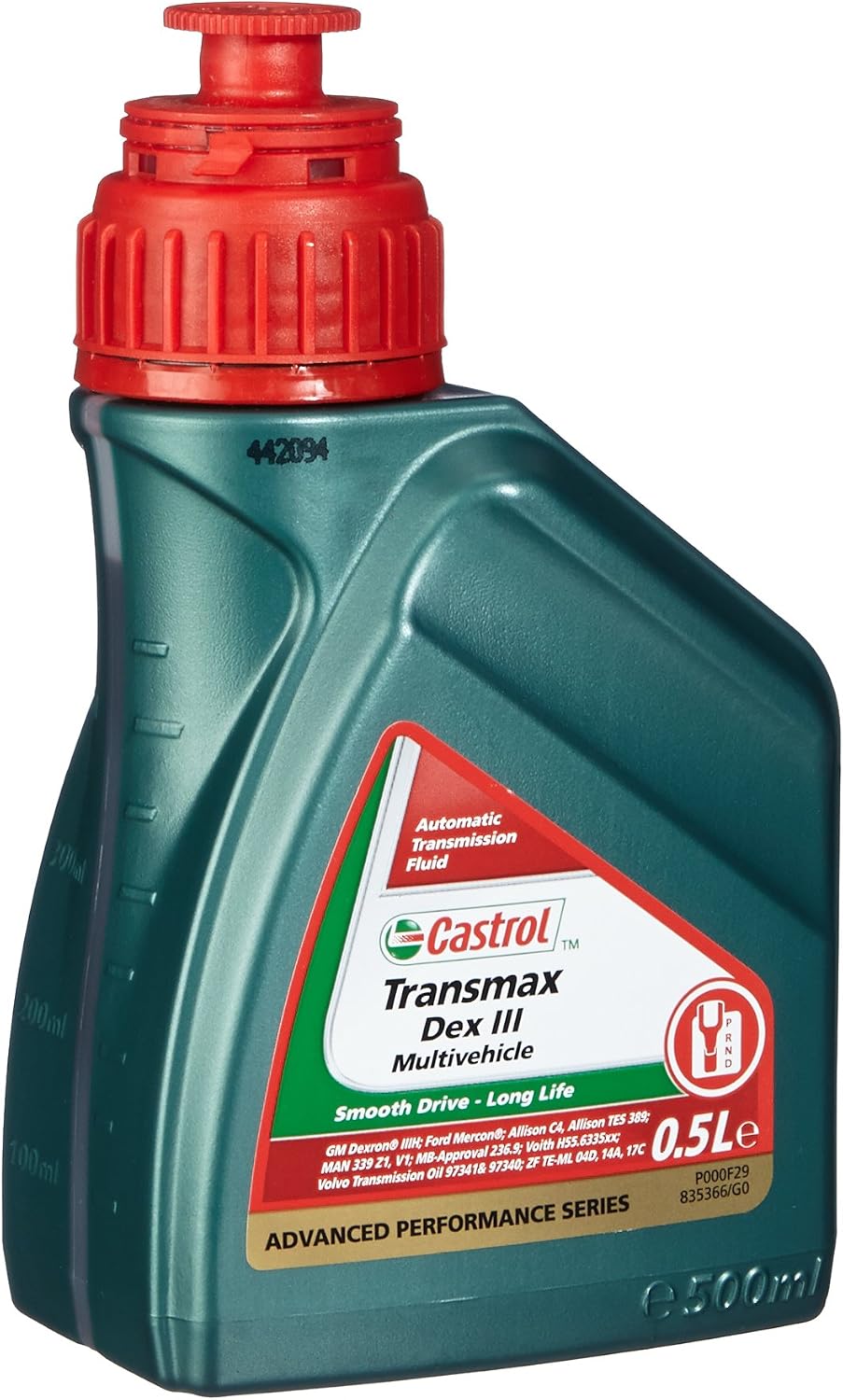 Castrol 154EF6 Transmax Dex III Multivehicle Motor Oil, 0.5 L : Amazon ...