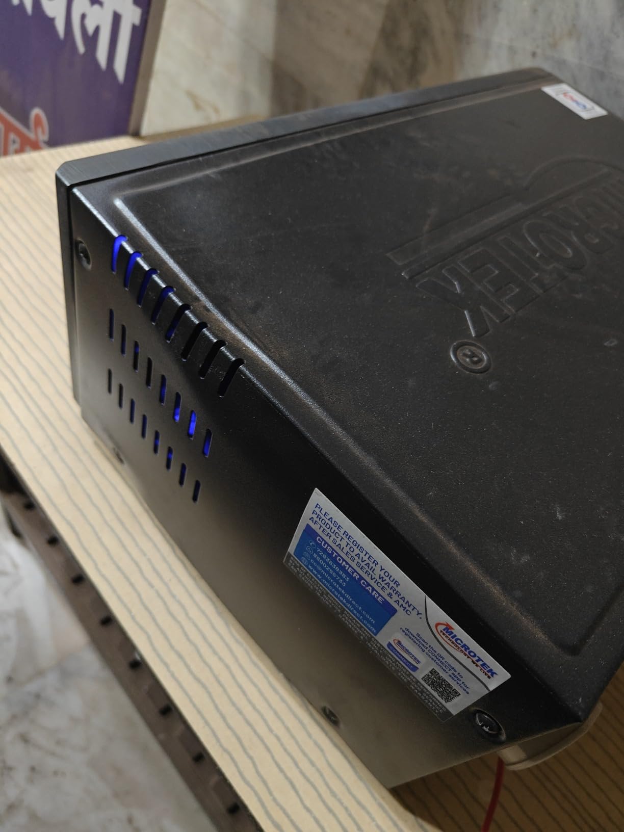 Microtek Heavy Duty 1550 Advanced Digital 1250VA/12V Inverter, Support ...