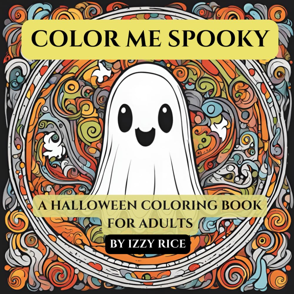 Amazon.com: Color Me Spooky: A Halloween Coloring Book for Adults ...