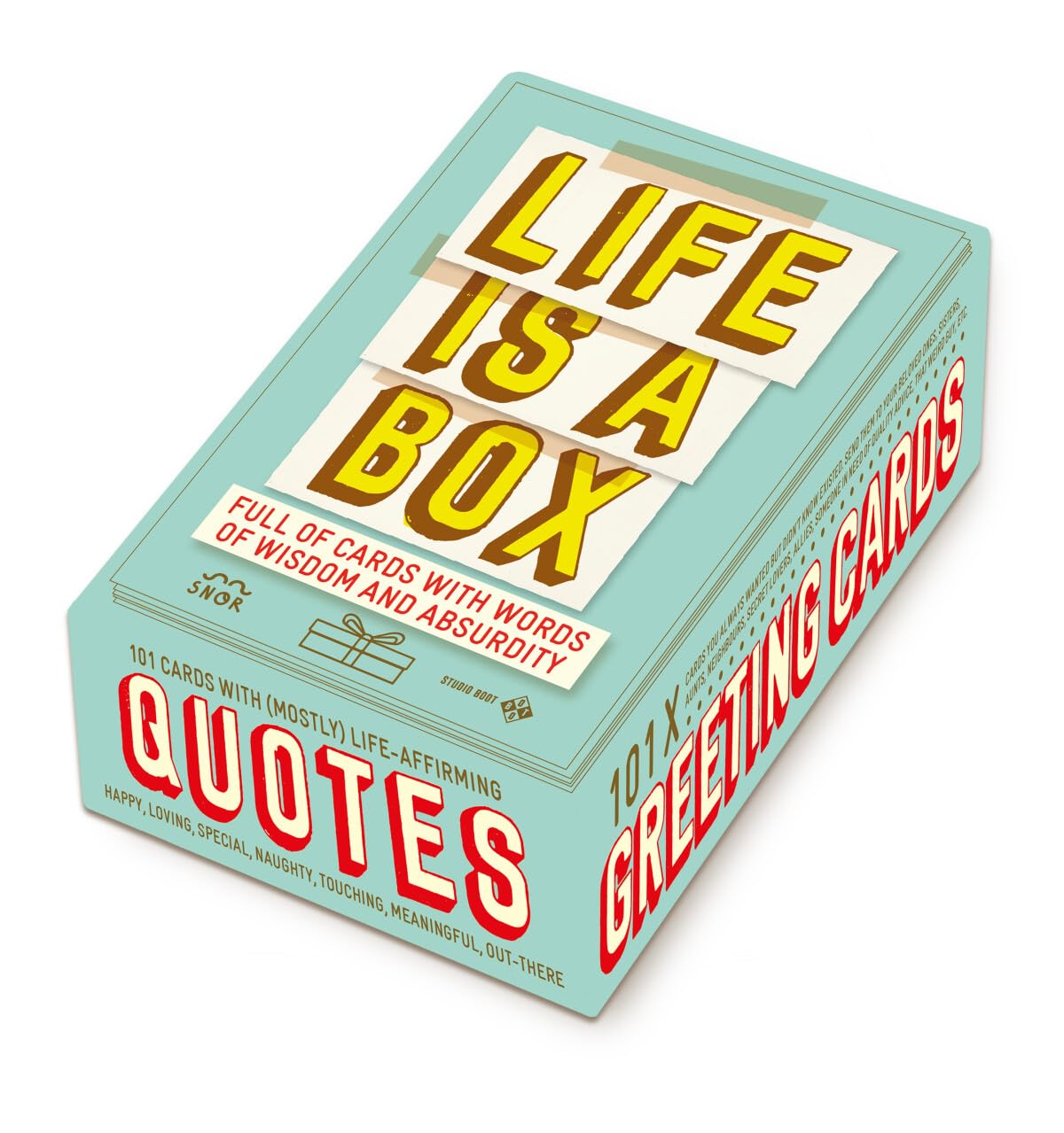 Life is a box: Full of cards with words of wisdom and philosophy ...