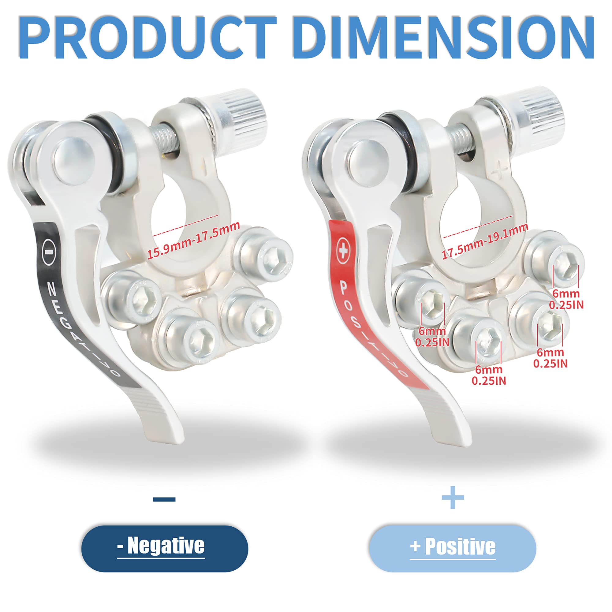 Snapklik.com : Battery Terminal Connectors,Quick Release Disconnect Car ...