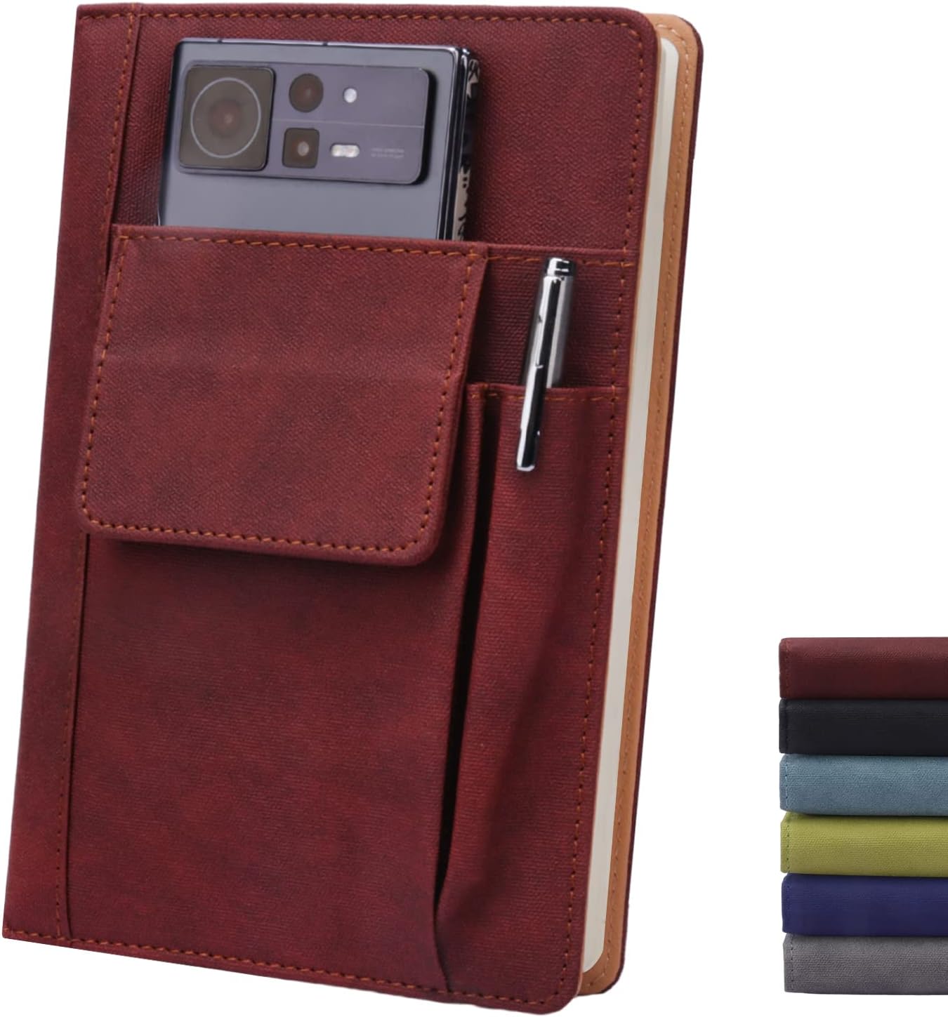 Amazon.com : Studio Oh! Casey Notebook with Phone Holder - Stylish ...