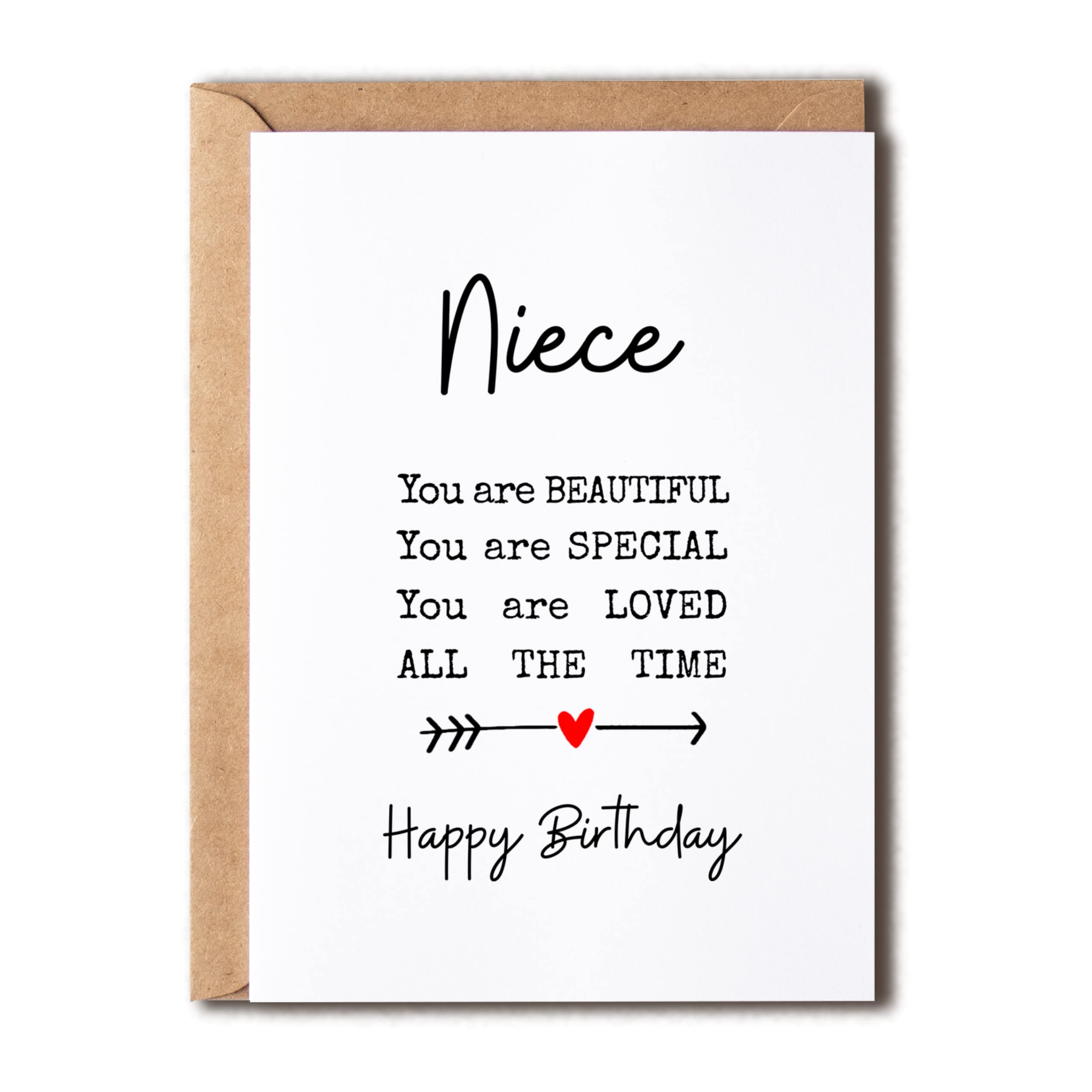 Happy Birthday Niece Clip Art Classic Birthday Card For Niece