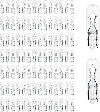 Amazon.com: Lanuovx 100 Pack 2723 Instrument Cluster Bulbs,12V,2.28W ...