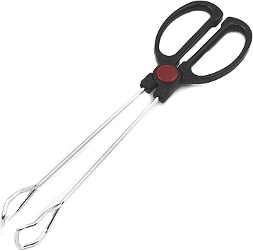 Amazon.com: Chef Craft Select Serving Tongs, 12 inches in length, Black ...