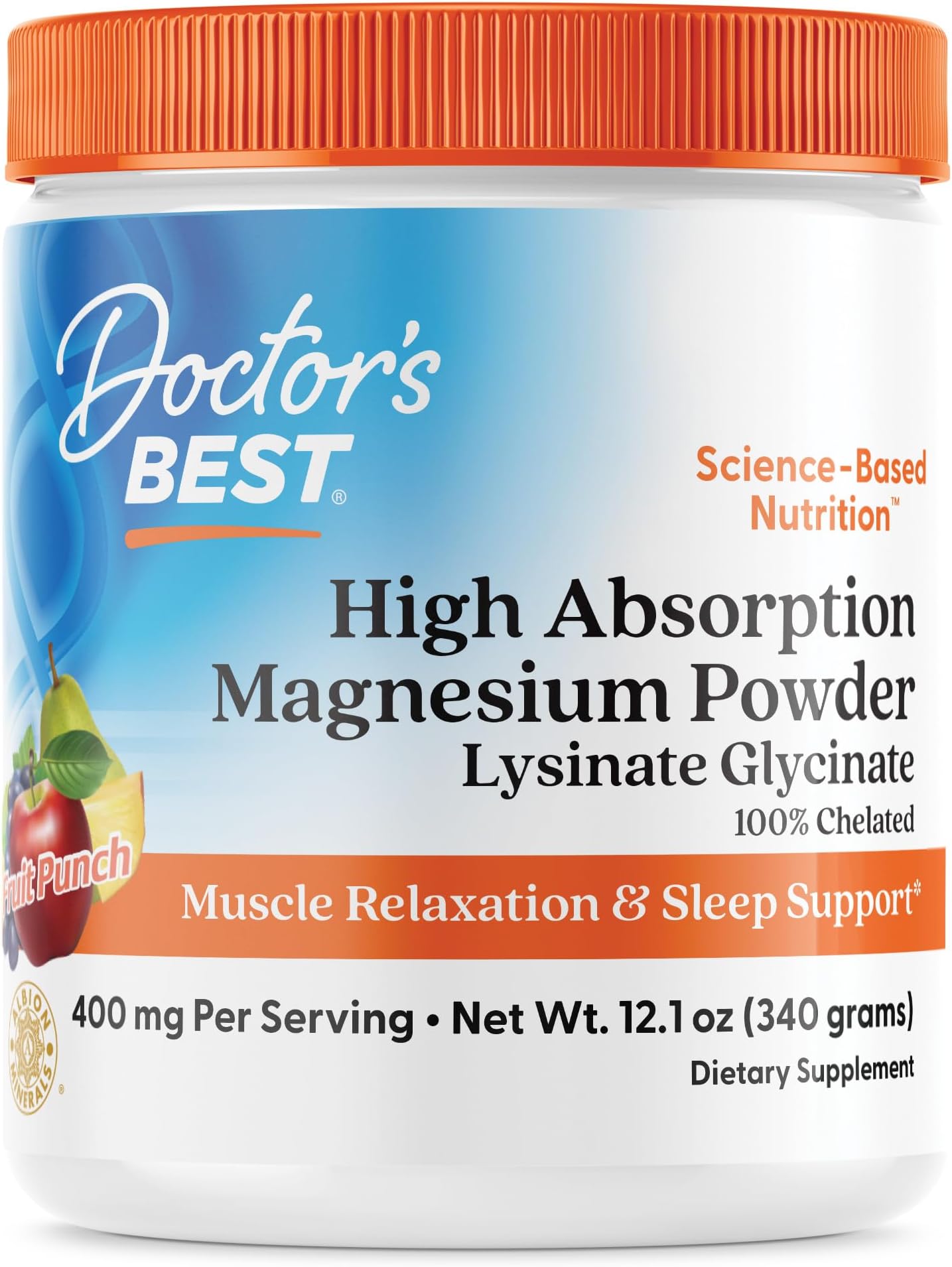 Amazon.com: Doctors Best High Absorption Magnesium Powder Lysinate ...