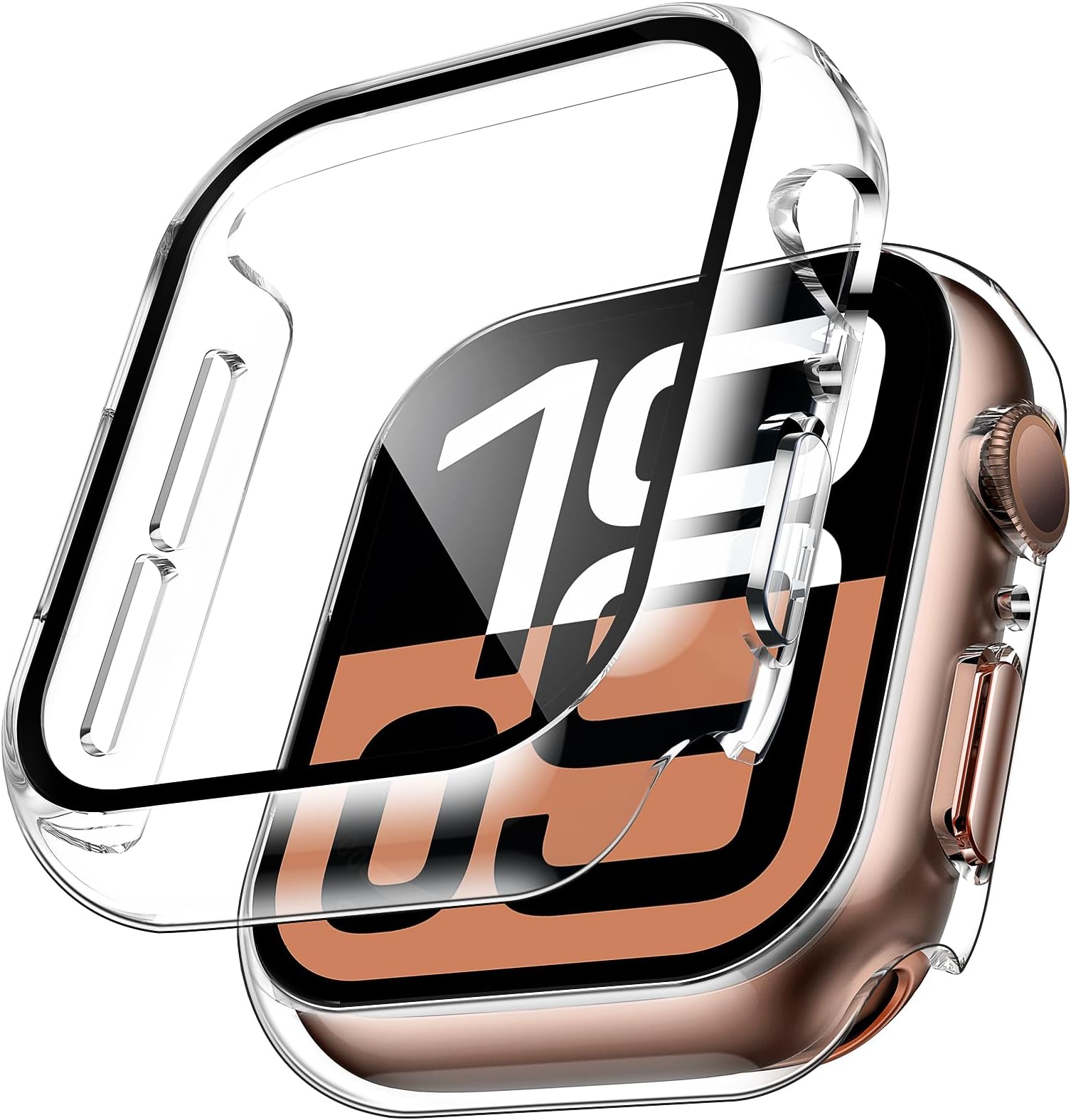 TAURI 2 Pack Hard Case Designed for Apple Watch Series 10 42mm, [360 ...