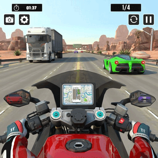 Highway Bike Racing Game 3D & Bike Games : Free Endless Motorcycle ...