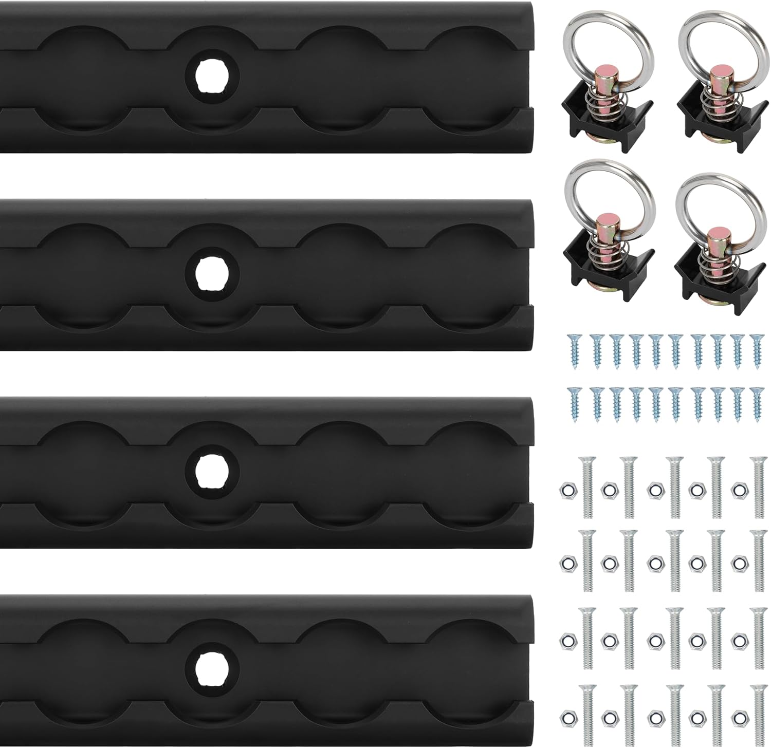 Amazon.com: NURATIT Upgraded 4ft 4pcs Aluminum L-Track, L Track Rail ...