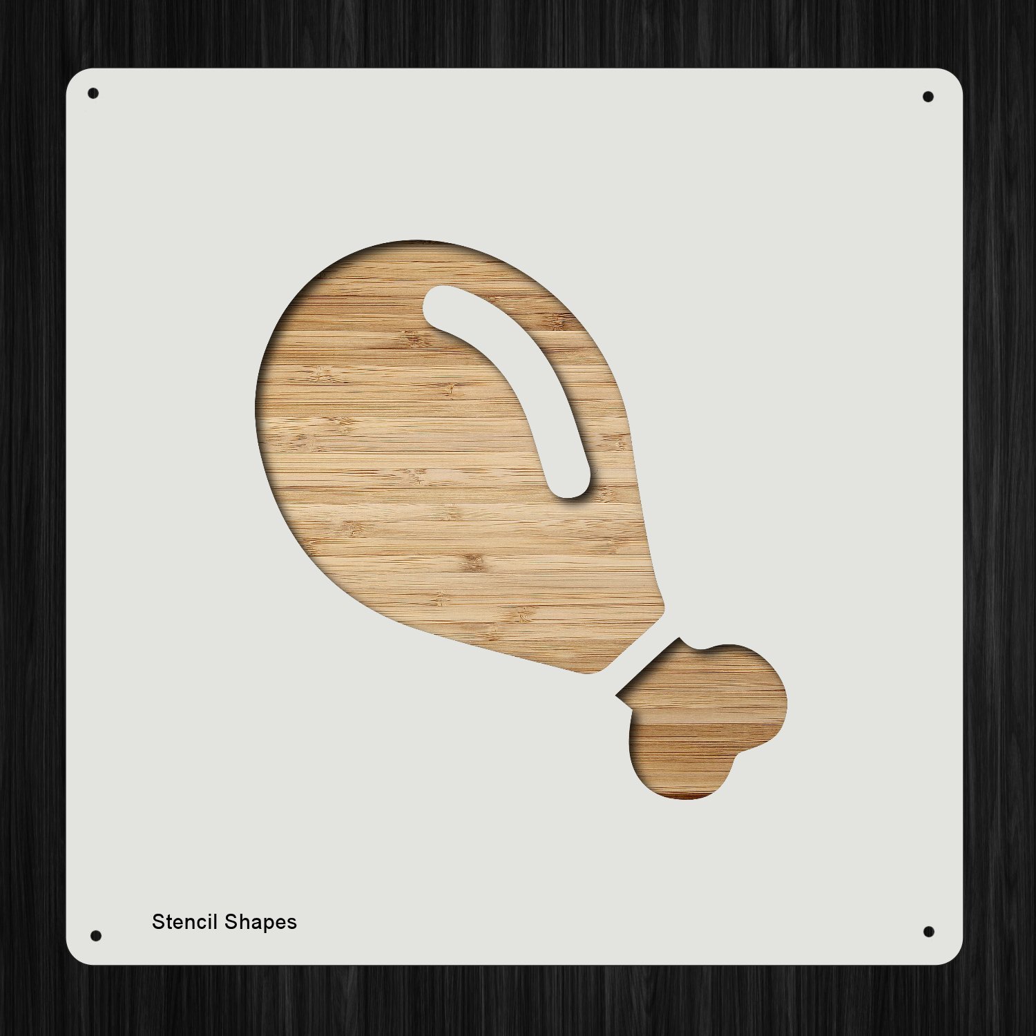 Chicken Leg Stencil