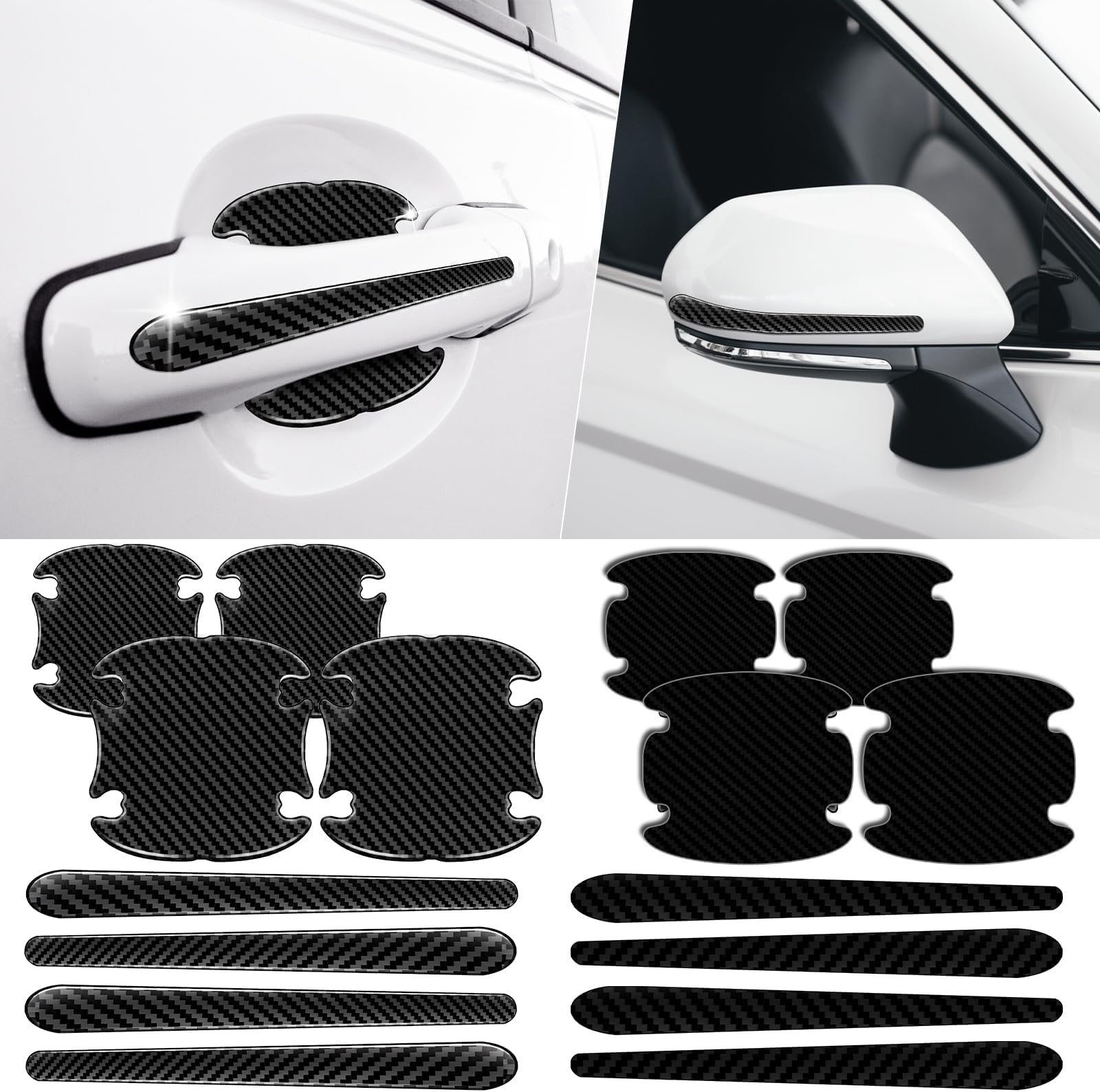Amazon.com: 8PCS Stylish 4X4 Mountain Car Door Handle Scratch ...