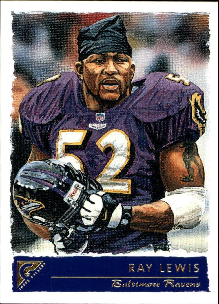 Amazon.com: 2001 Topps Gallery #14 Ray Lewis NFL Football Trading Card ...