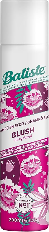 Batiste Dry Shampoo in Blush 200ml, Floral & Flirty Fragrance, No Rinse ...