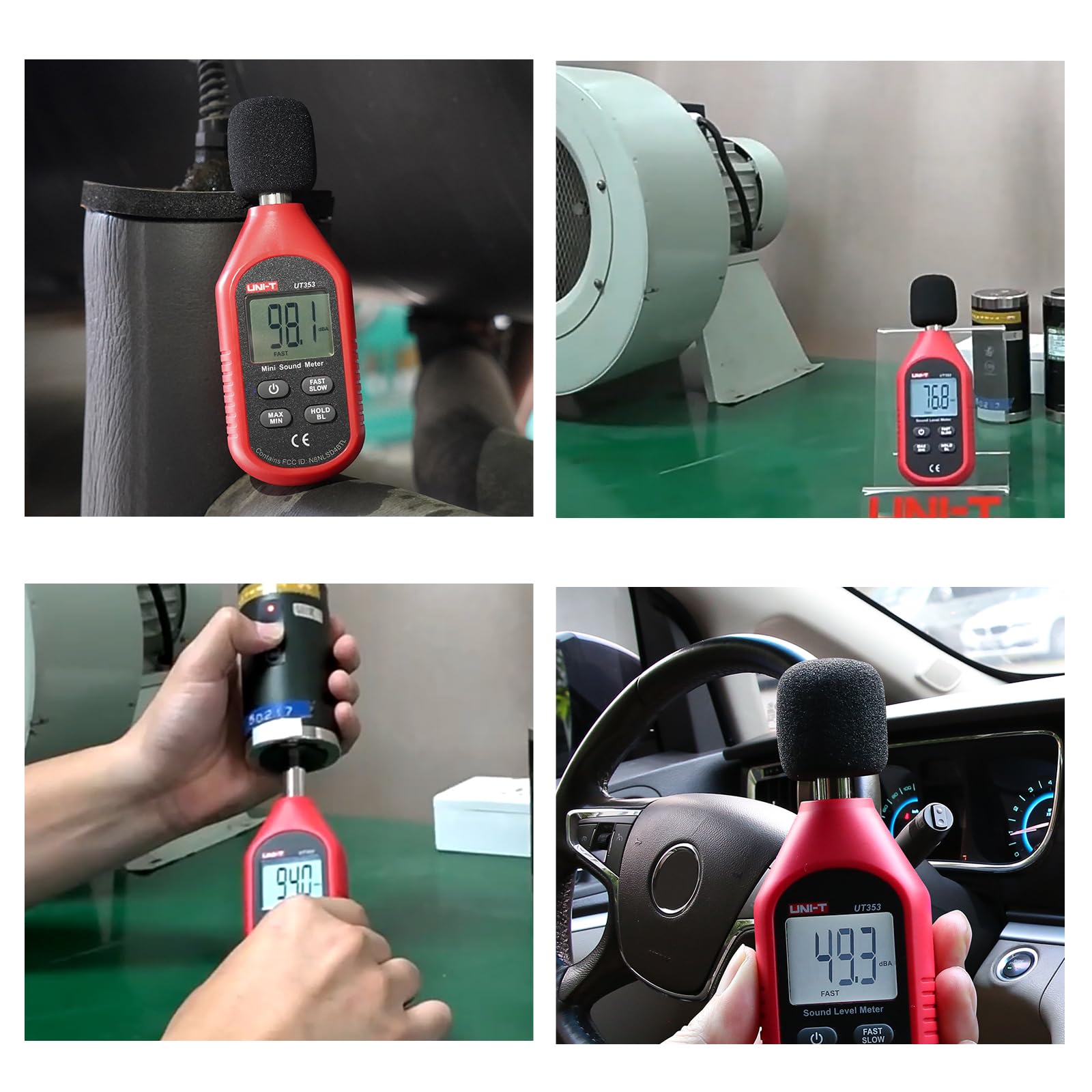 Ut353 Mini Sound Level Meter Industrial Home Noise Meter 30 130db Decibel