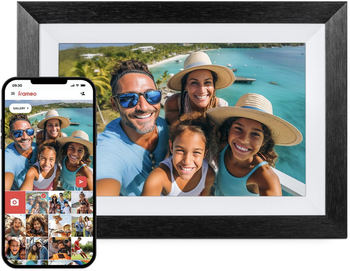 Amazon.com : CONTINU.US 10.1” WiFi Digital Picture Frame | LCD Touch ...