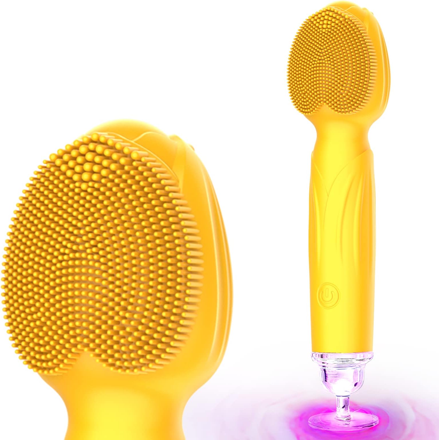 Amazon.com: Facial Cleansing Brush, Sonic Face Scrubber Exfoliator for ...