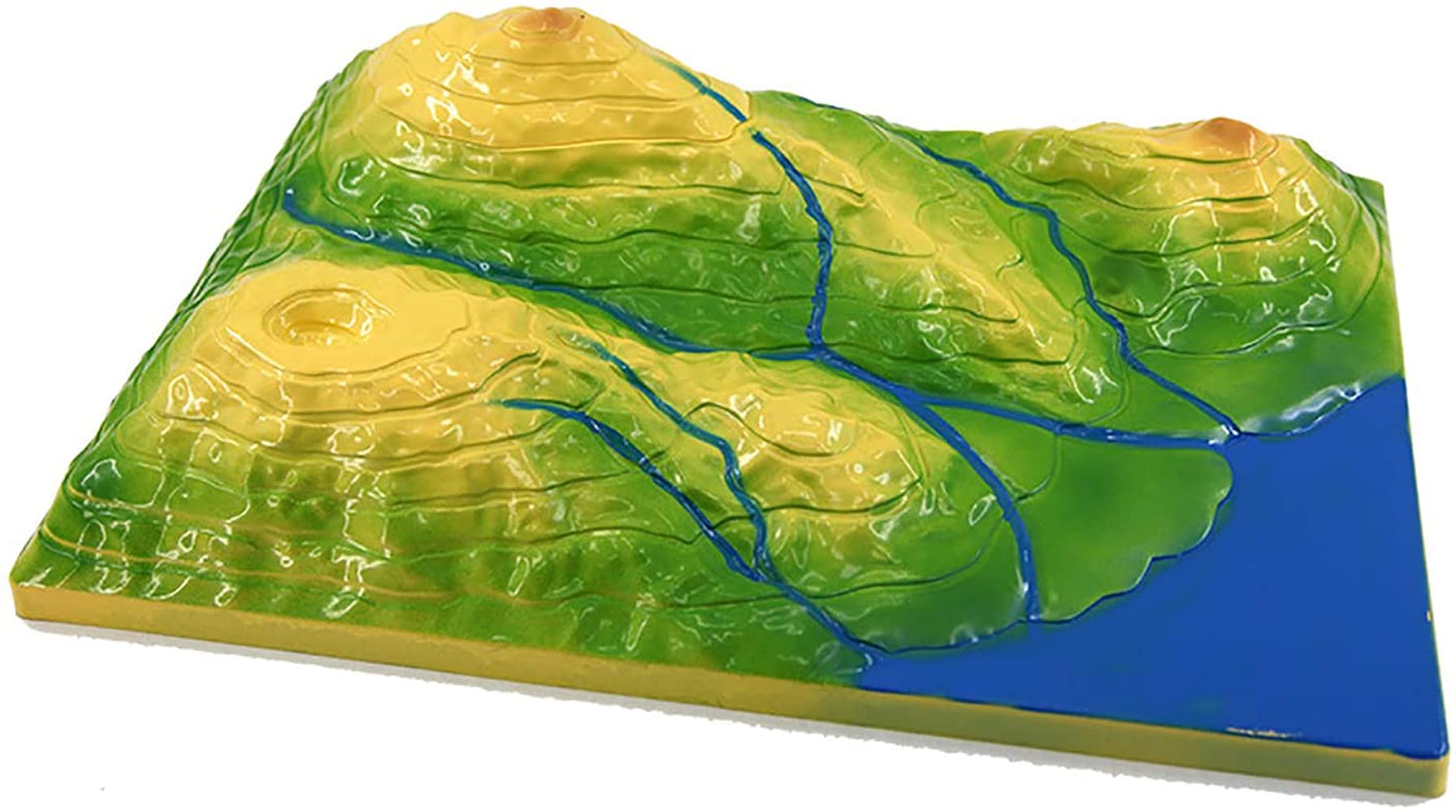 Buy Geology 3D Plate Tectonics Model Interpretation Model of Contour ...