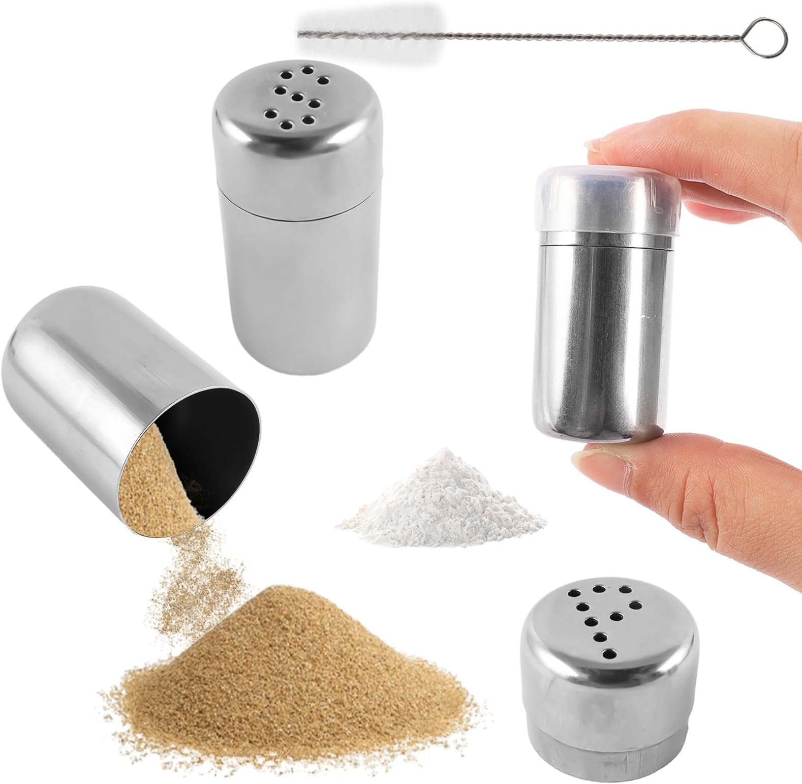EclipseGuard Mini Salzstreuer, Salz und Pfeffer Streuer Set 2-teilig ...