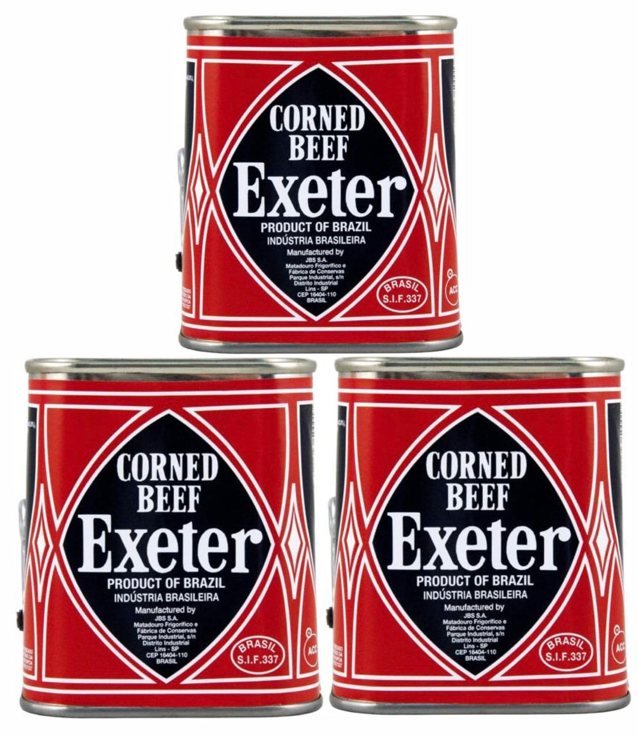 Exeter Corned Beef 340g (Pack of 3) HALAL : Amazon.co.uk: Grocery