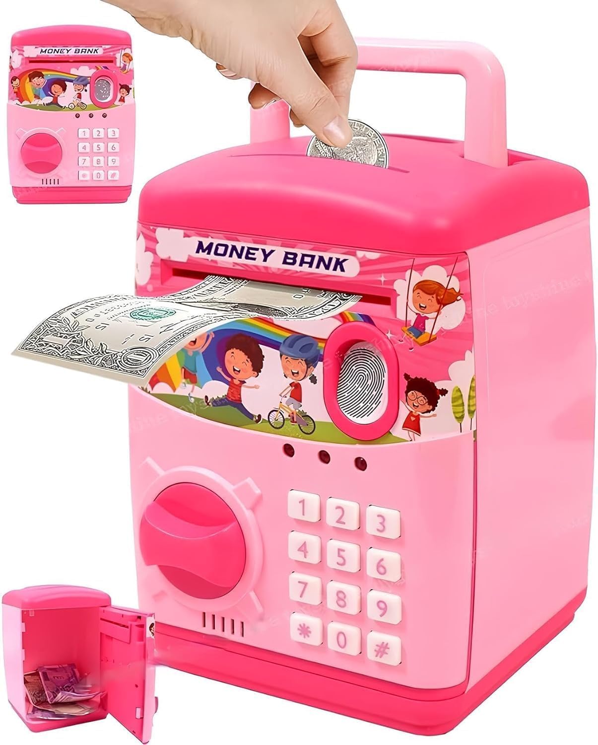 Buy Puppy Dog House Classic Coin Bank Saving Box for Kids, Multicolour ...