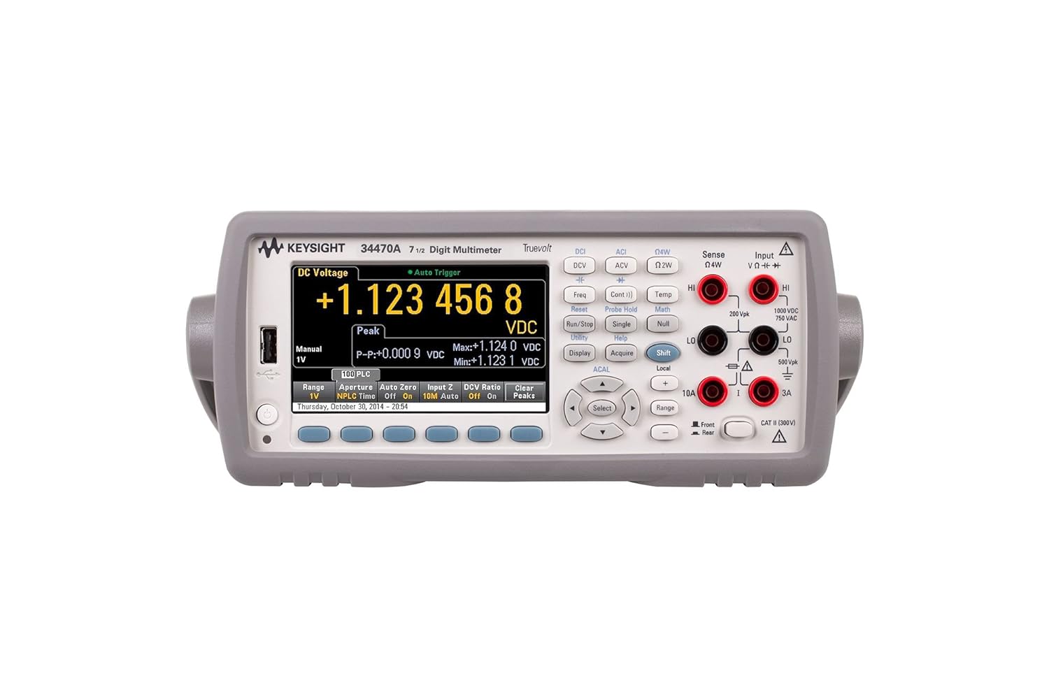 KEYSIGHT 34470A Digital Multimeter, 7 1/2 Digit, Truevolt DMM: Amazon ...
