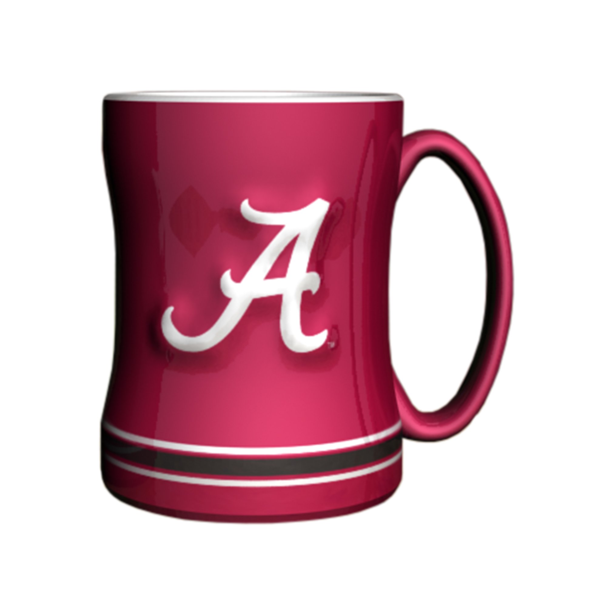 Amazon.com : NCAA Alabama Crimson Tide Sculpted Relief Mug, 14-Ounce ...
