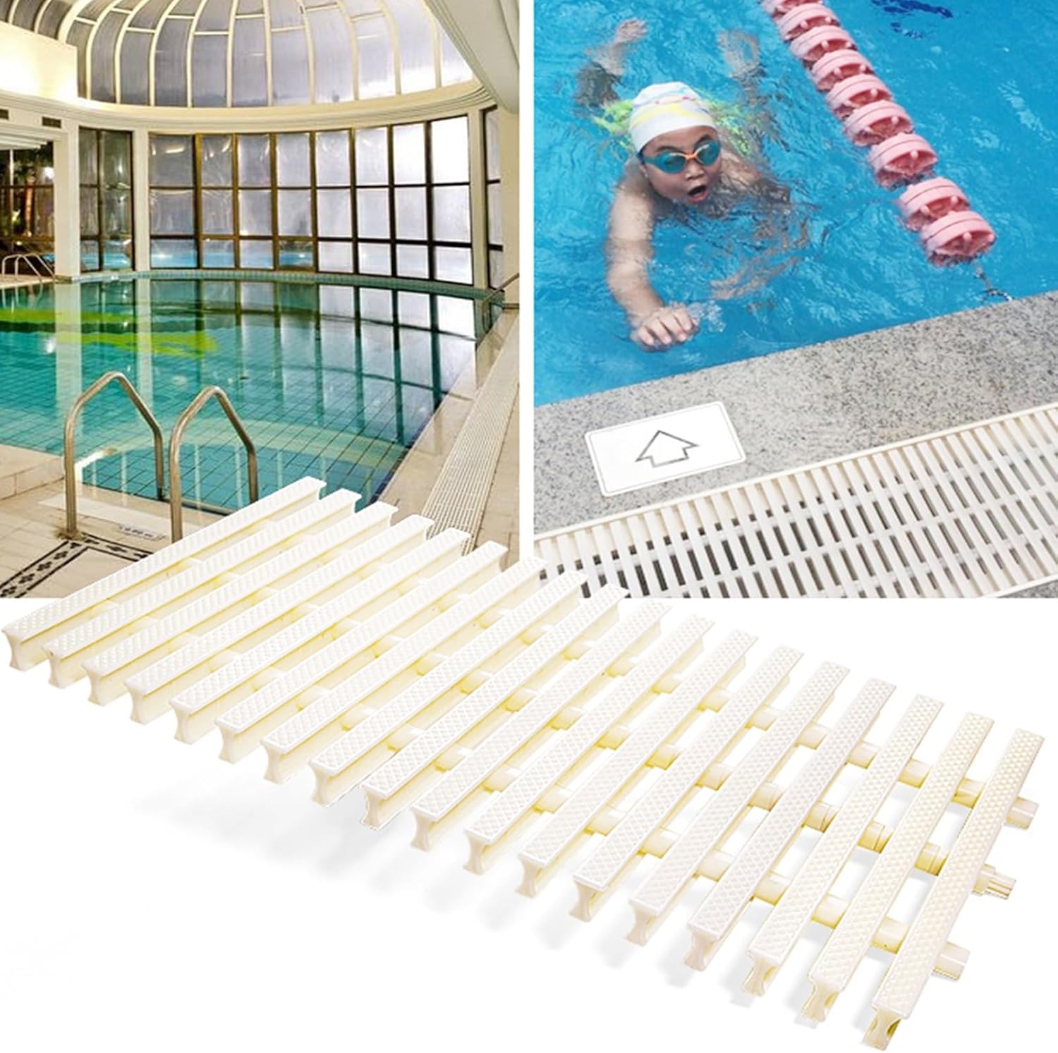 Amazon.com: XPLKQXE Drain Grates for Swimming Pool, ABS Plastic ...