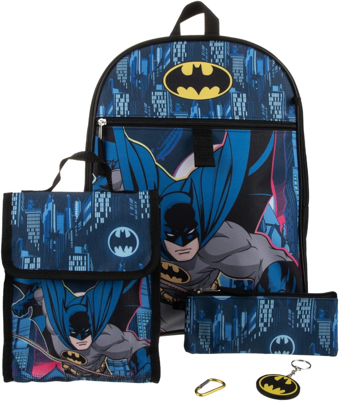 DC Comics Batman Gotham City Kids 16" Backpack Set : Amazon.ca ...