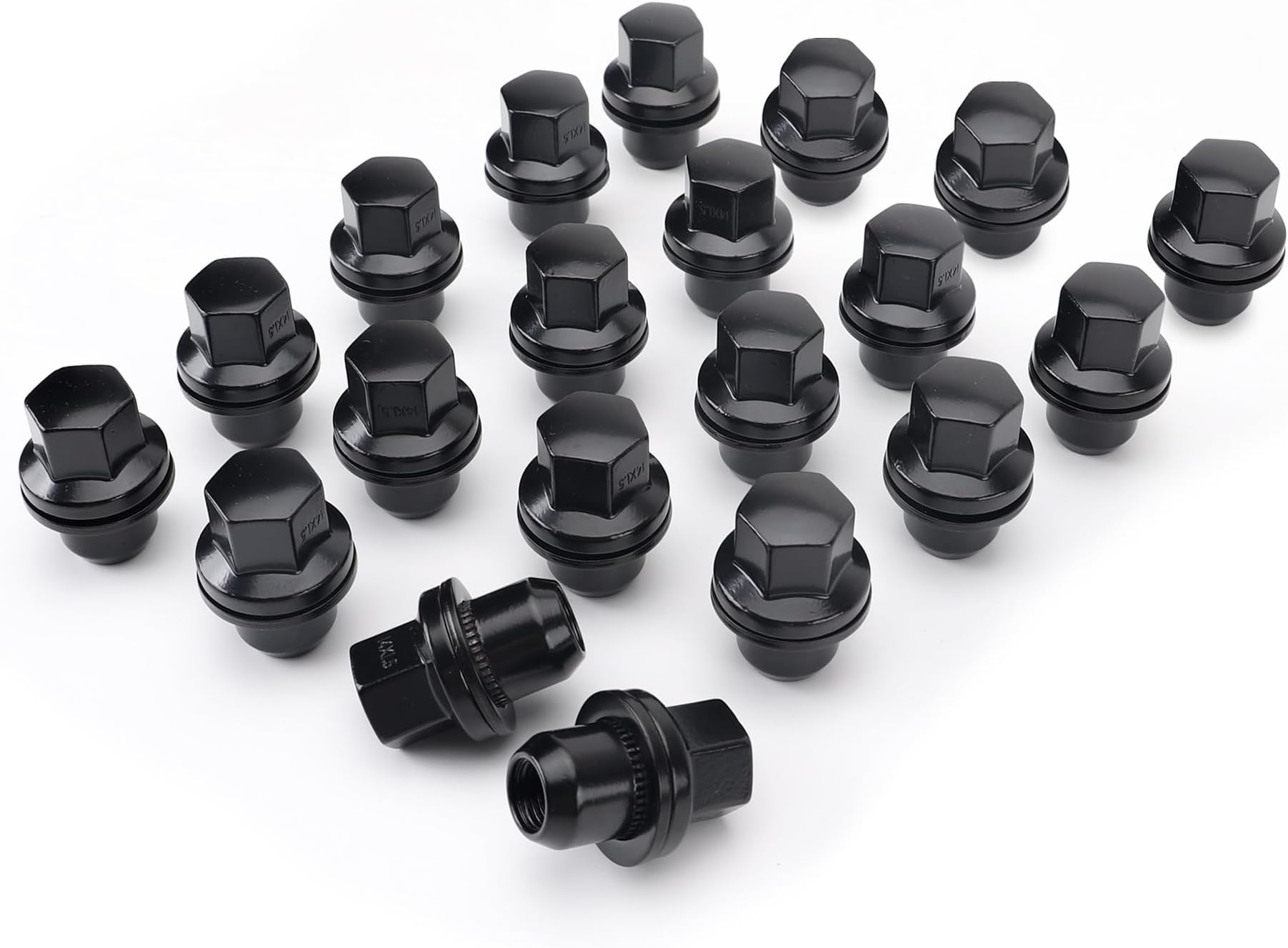 Amazon.com: DPAccessories Black Lug Nuts for Range Rover - Sport - Land ...