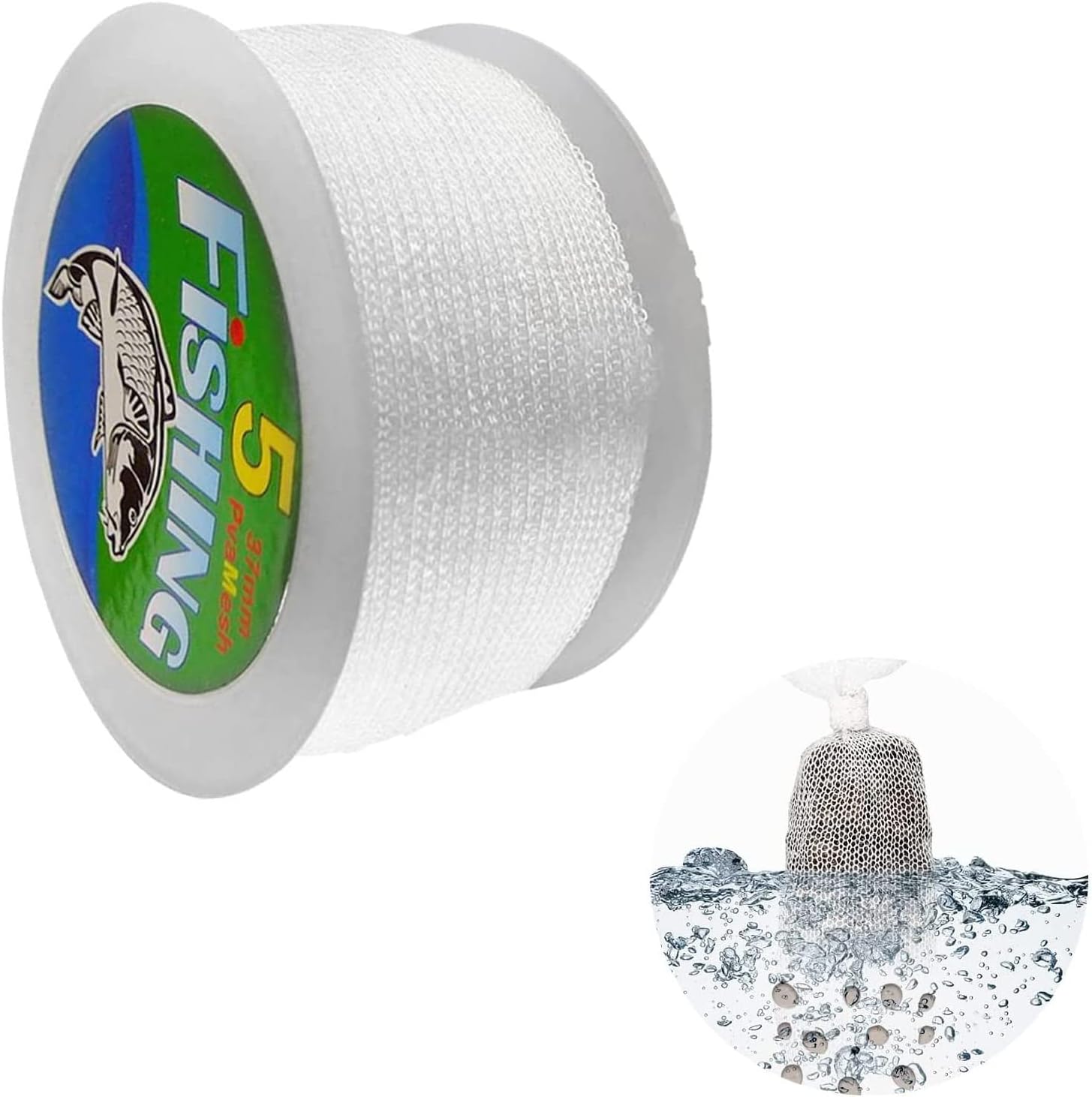 PVA Mesh Carp Fishing PVA Bags Water Soluble String Bait Bag Fishing ...