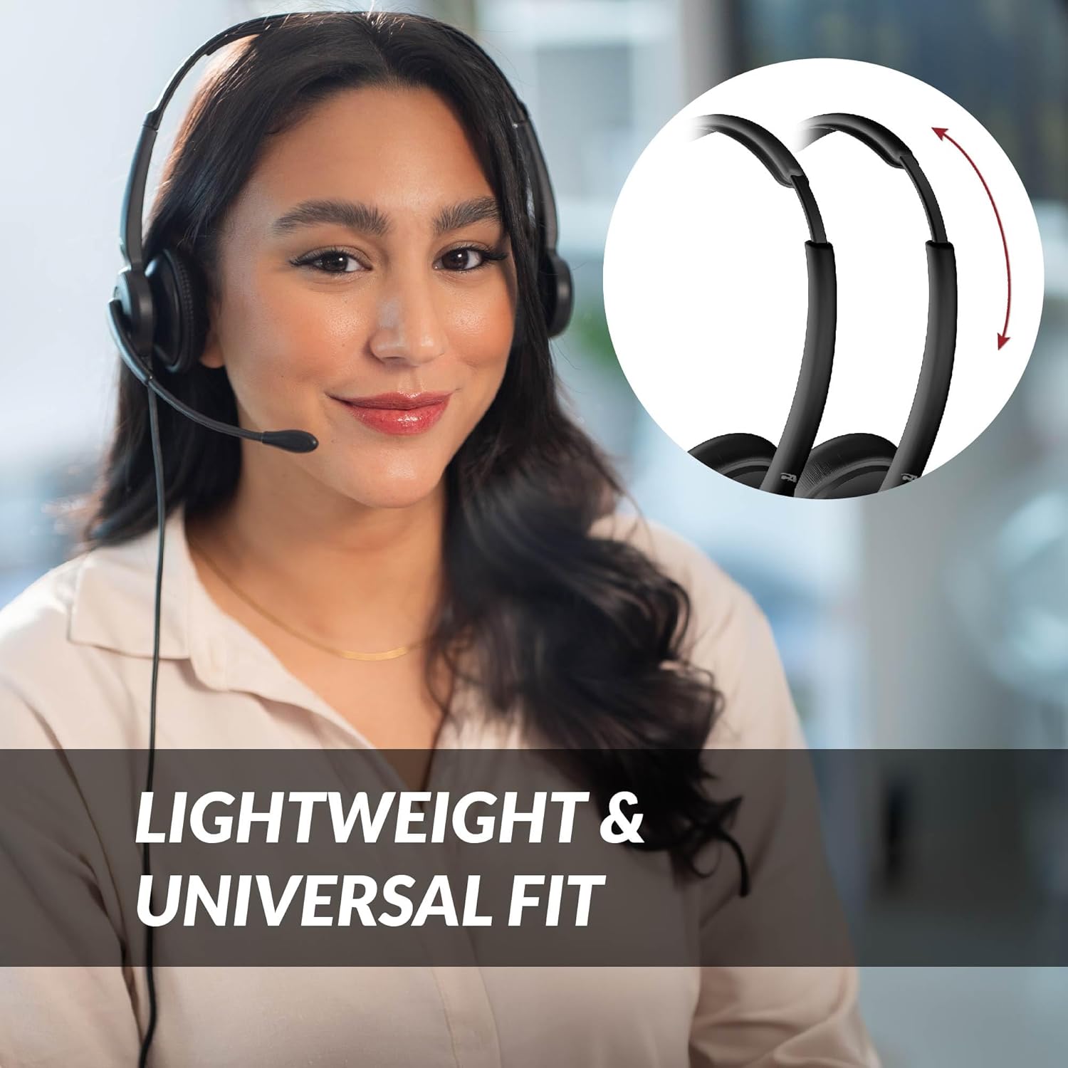 Cyber Acoustics USB-C Headset With AI Noise Egypt | Ubuy