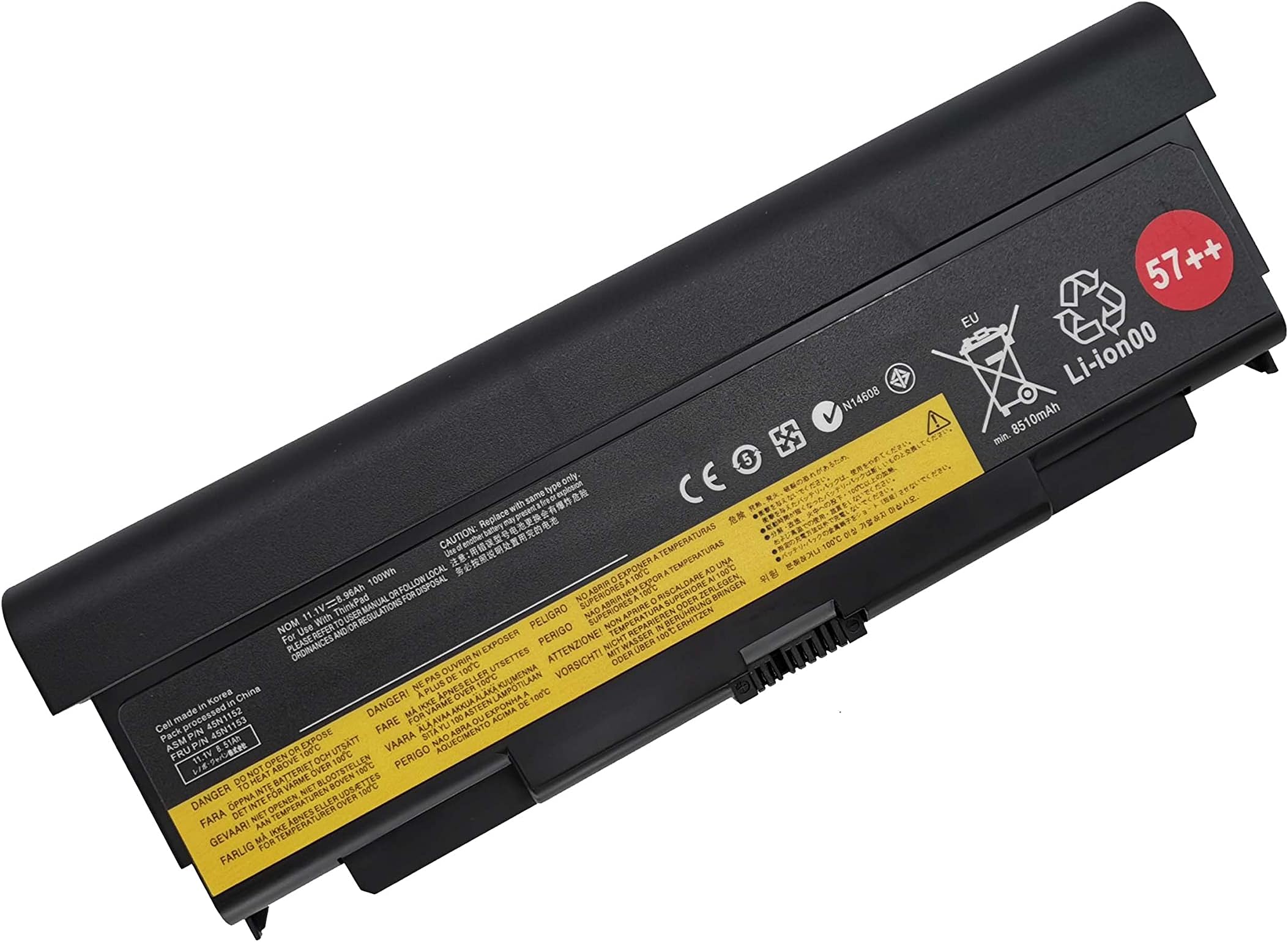 Amazon.com: A AMANDA 9 Cell 57++ New Battery Replacement for Lenovo ...