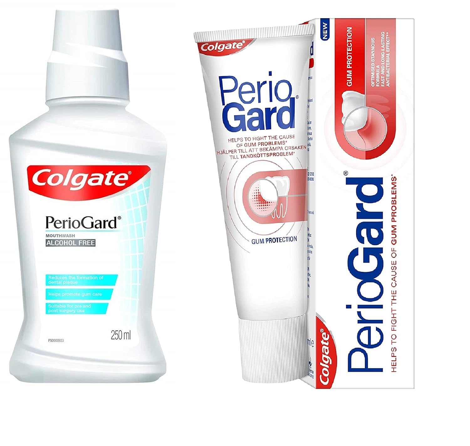 Buy Colgate PerioGard Gum Protection Toothpaste 90g and MouthWash 250ml ...