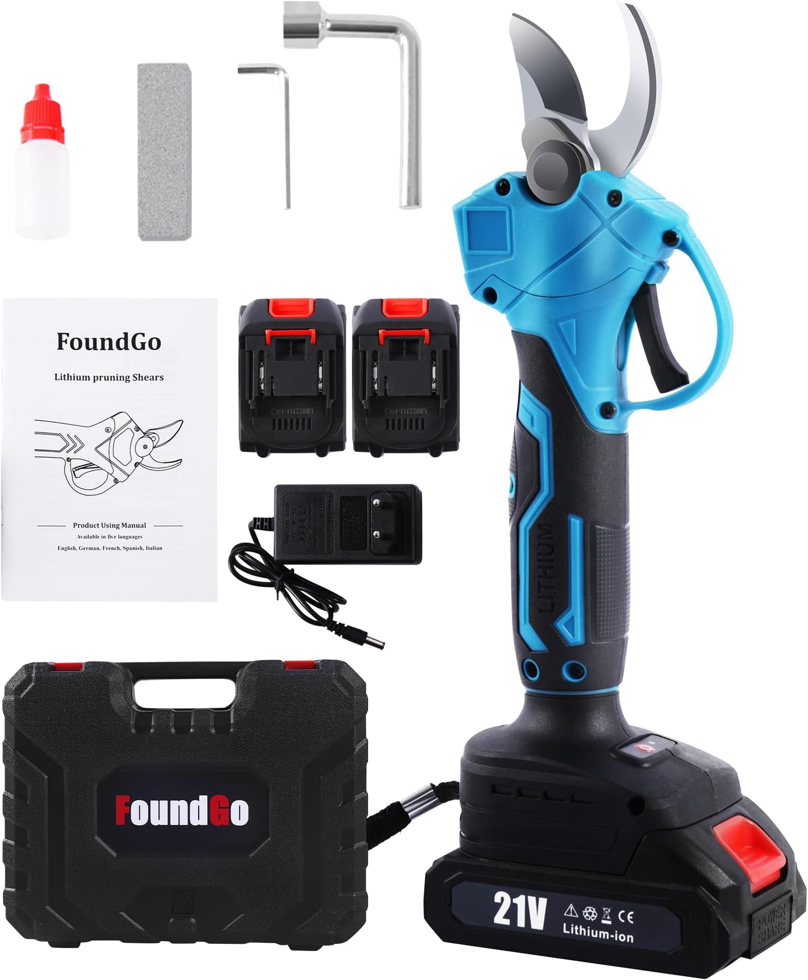 FoundGo 30mm Akku Astschere Elektrische Gartenschere Professionelle ...