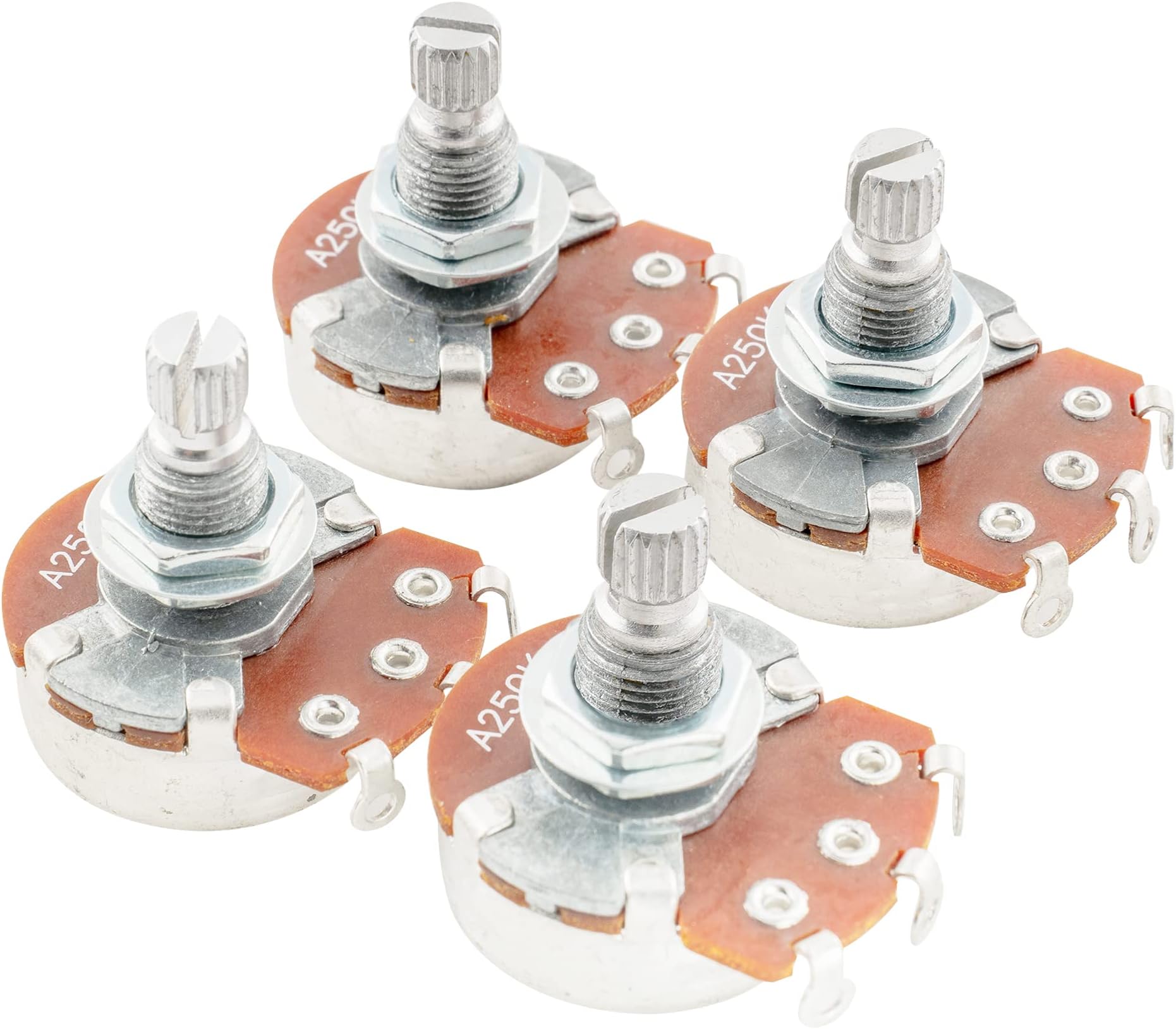 Amazon.com: Alpha Mini A25K Metric Potentiometers Split Shaft Audio ...