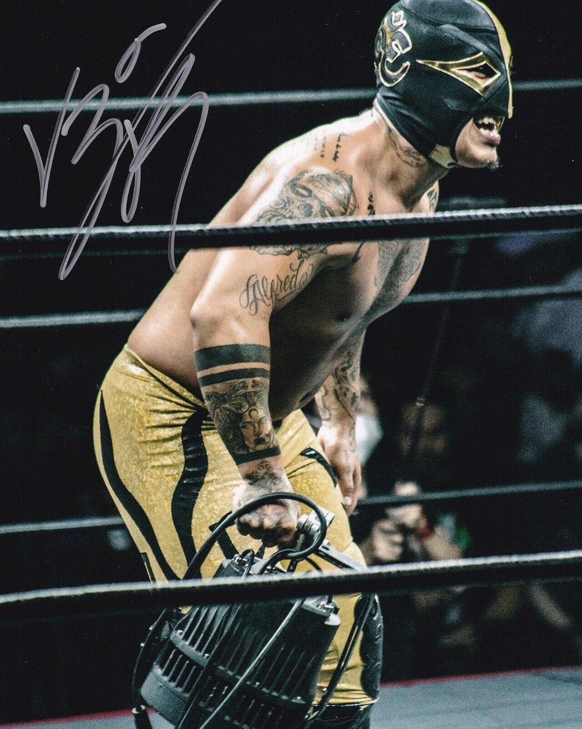 Villano III Jr. Signed 8x10 Photo Lucha Libre AAA Wrestling Picture ...