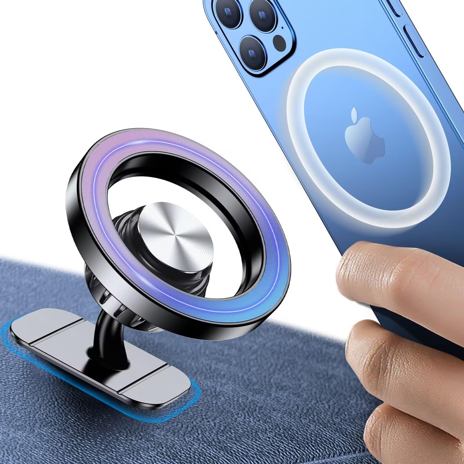 Amazon.com: LISEN for MagSafe Car Mount, 360° Rotation Magnetic Phone ...