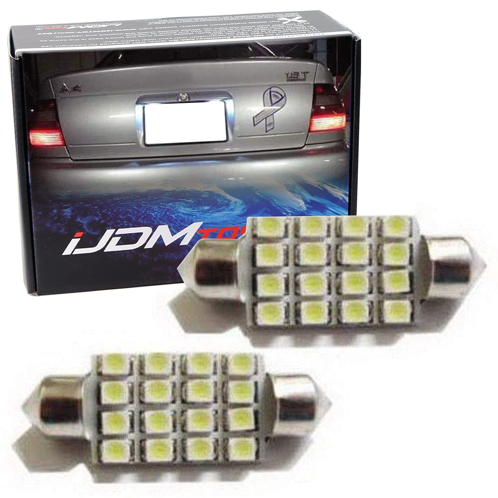 Bright License Plate Bulbs Amazon.com: LivTee License Plate LED Light,