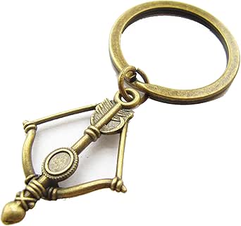 Crossbow Keychain Bow and Arrow Key chain Arrow Keyring Boho Keychain ...