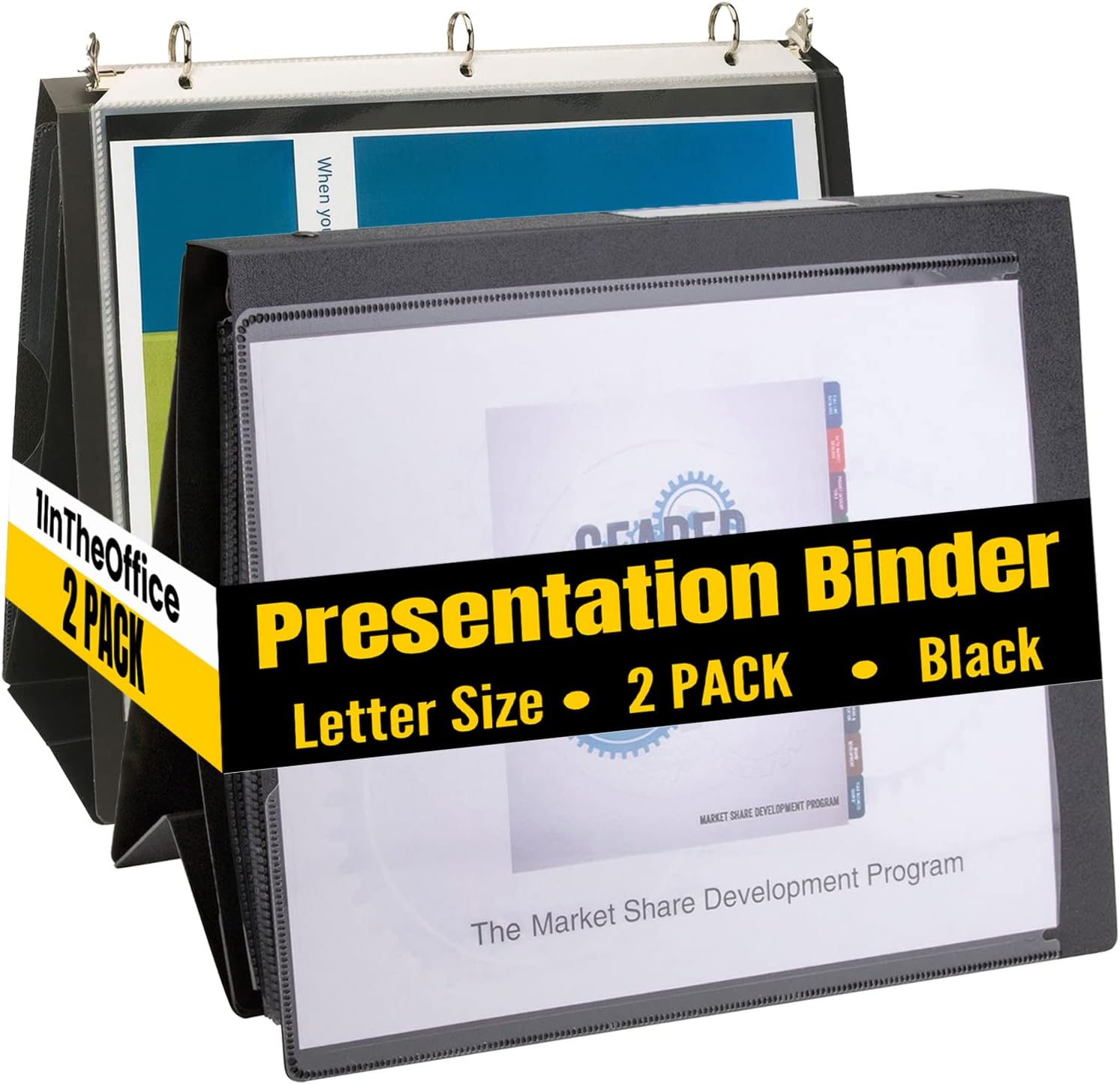 Amazon.com : Lion Insta-Cover Ring Binder Easel, 3/4 Inches Ring, 1 ...