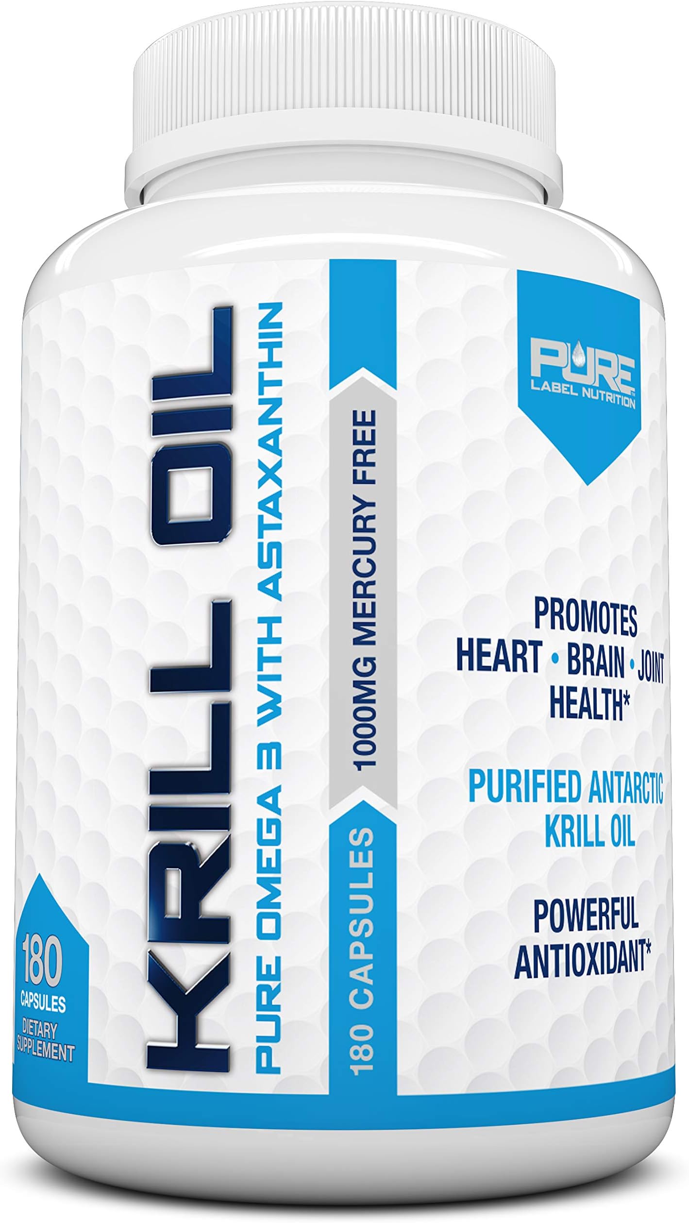 Amazon.com: Pure Label Nutrition Krill Oil 240 Caps-Omega 3, 6, 9, DHA ...