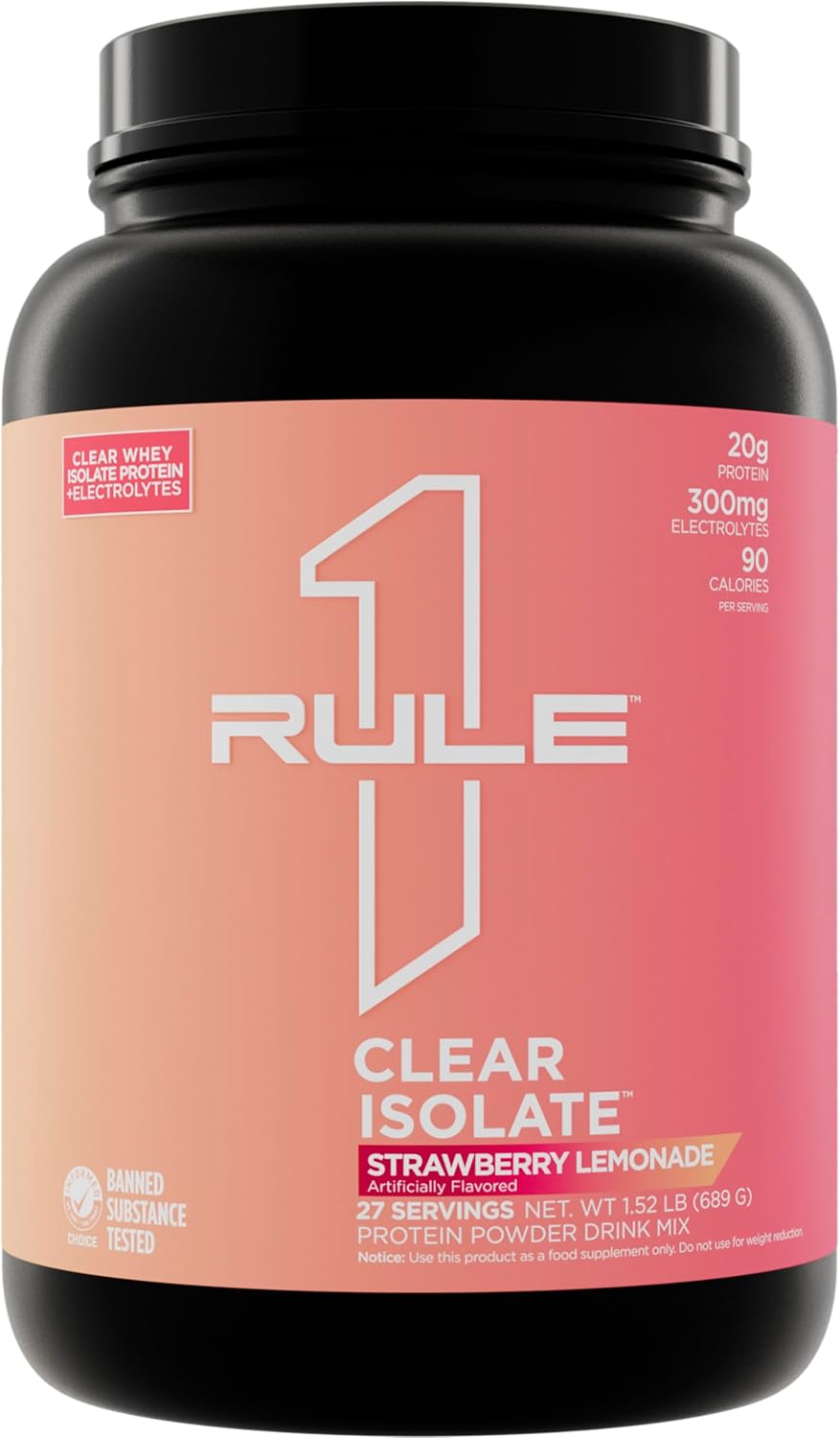 Amazon.com: Rule One Proteins Clear Isolate - 20g All-whey Isolate ...
