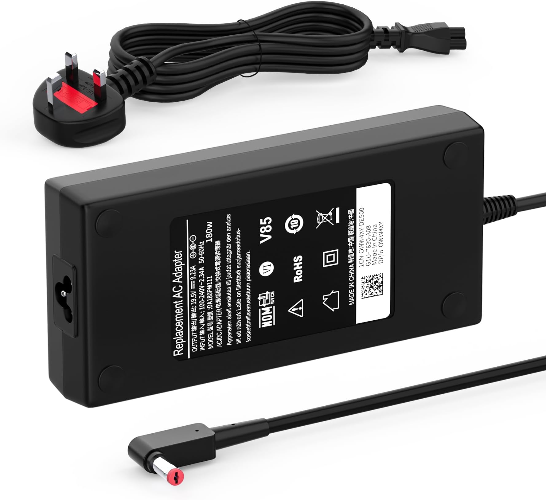 180W AC Charger Fit for Acer Predator Helios 300, Predator Triton 300 ...